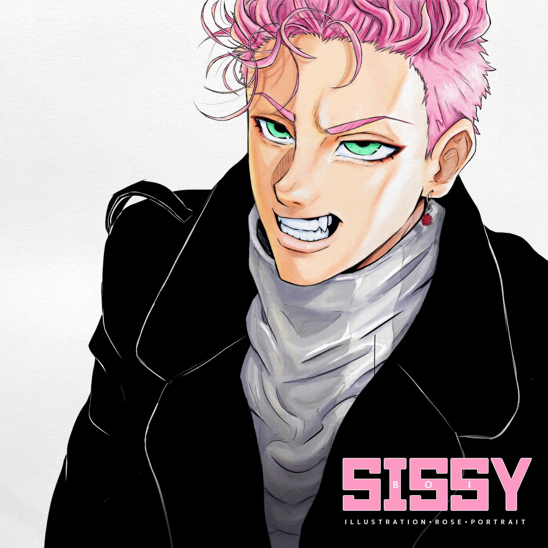 ArtStation - Rose Character Portrait Illustration