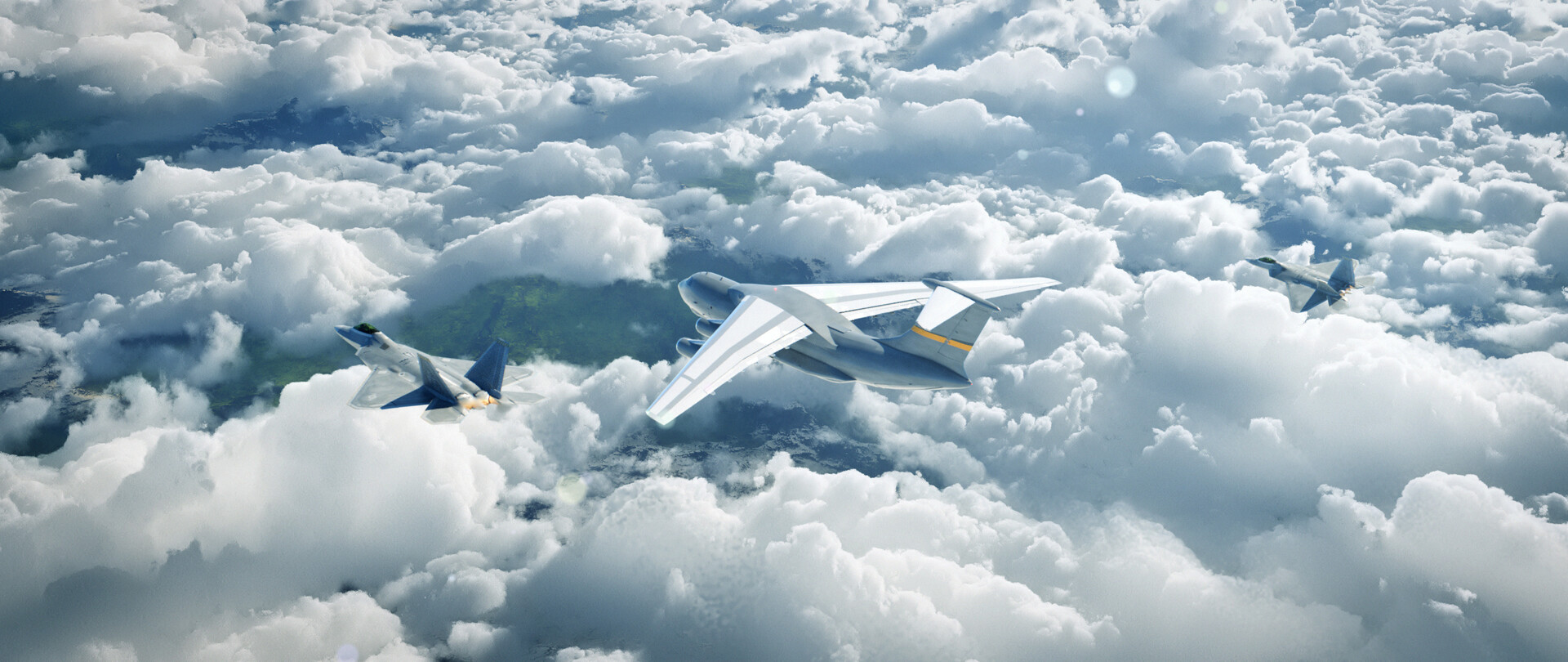 ArtStation - Aerial intercept - Full CGI Scene
