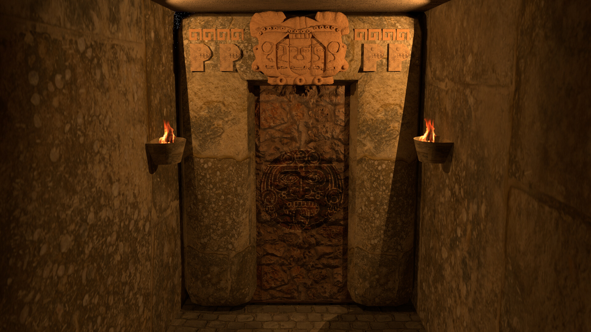 Sofia Aguiar - Mayan Sacrifice Room - 3D Environment