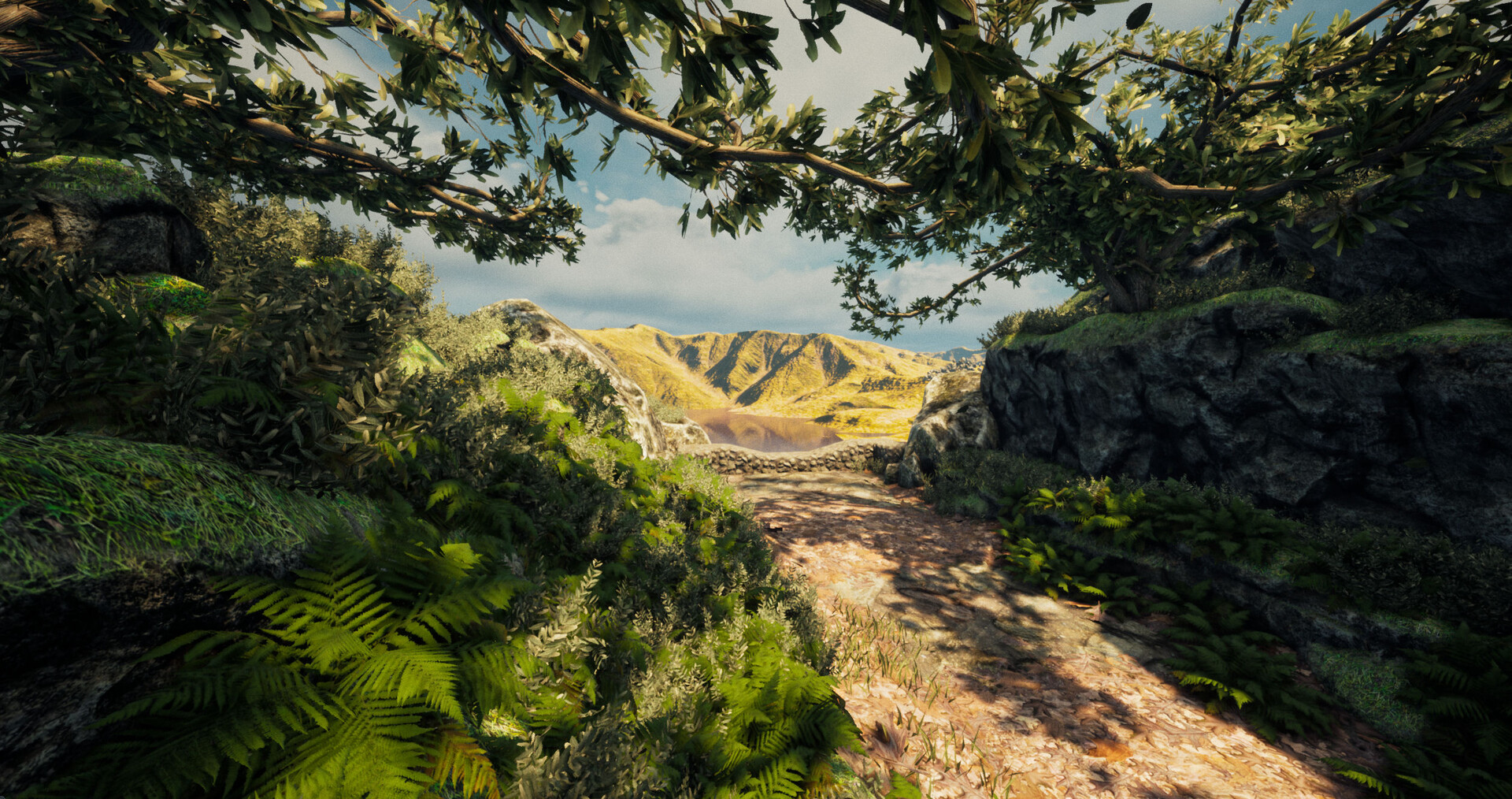 ArtStation - Leafy Path level UE4