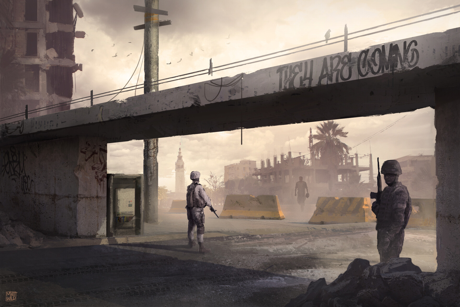 ArtStation - Attacked city