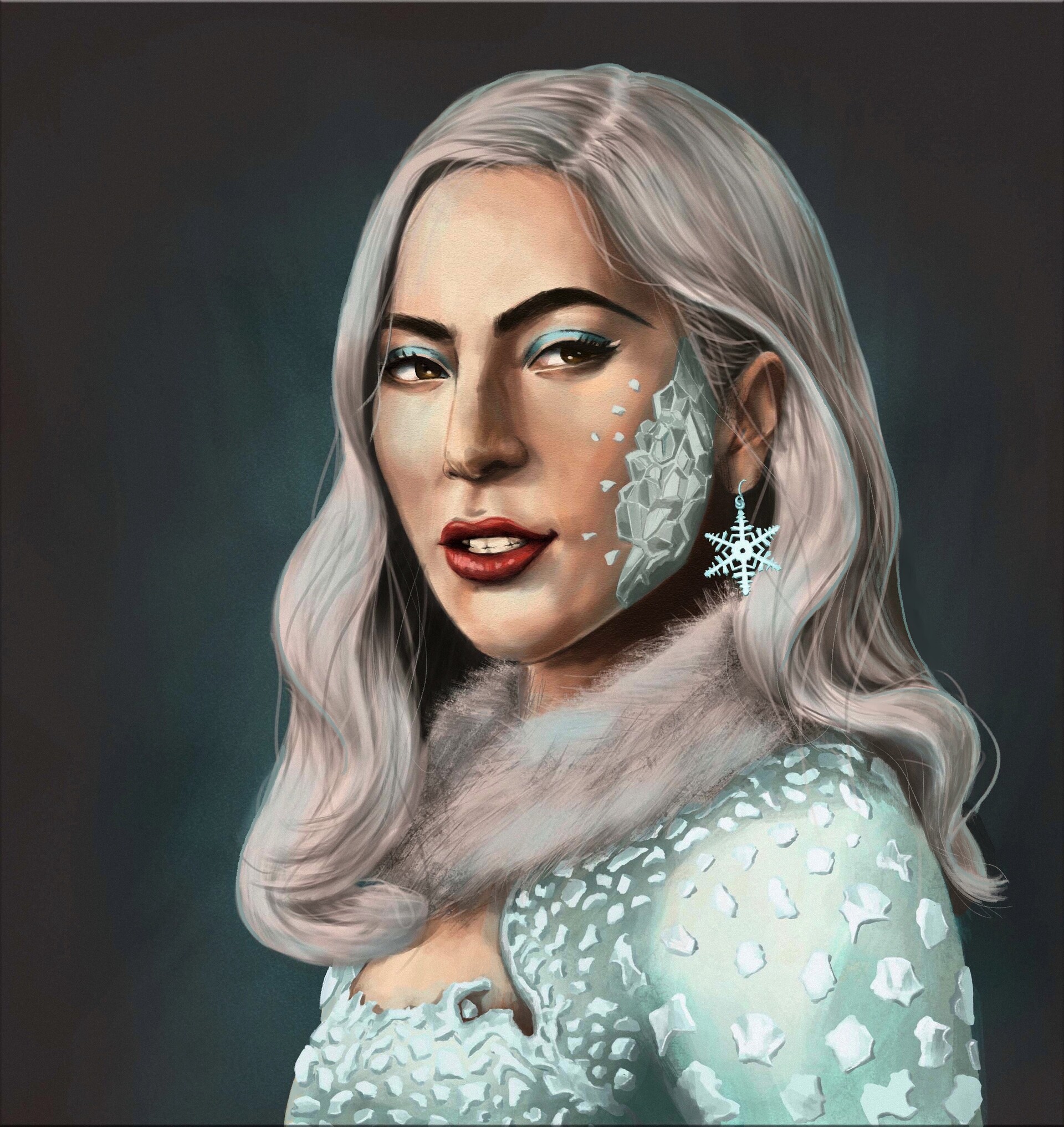 ArtStation - Lady Gaga as Emma Frost