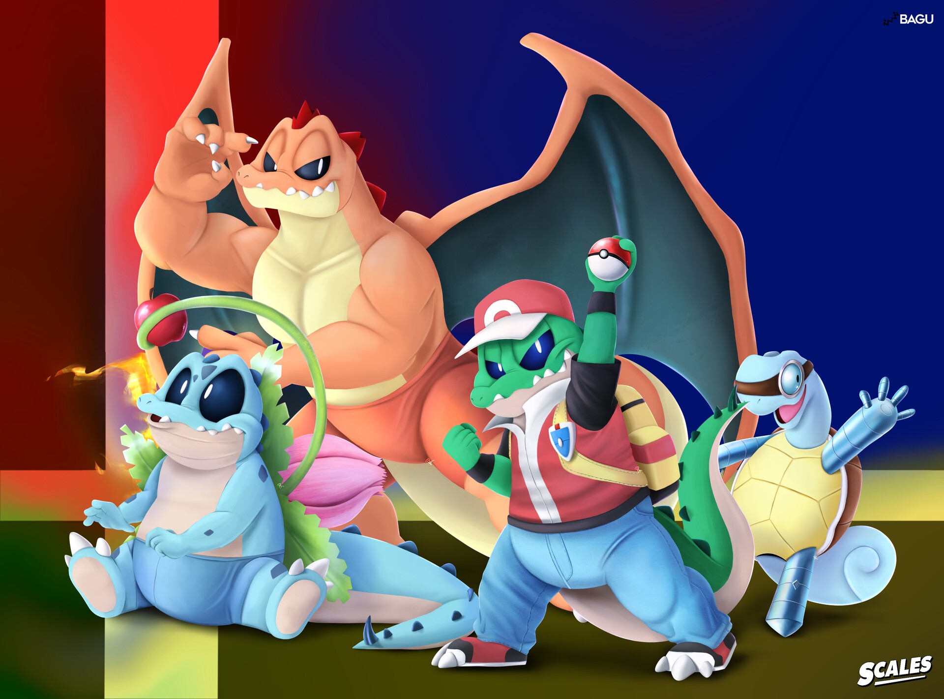 ArtStation - Pokémon Trainer - Scales X Smash Ultimate