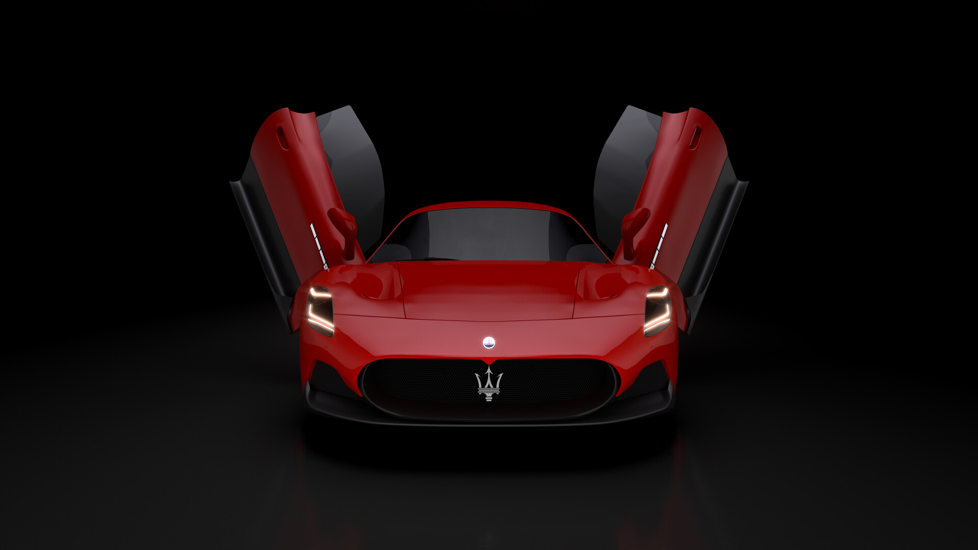 Red Maserati Wallpaper