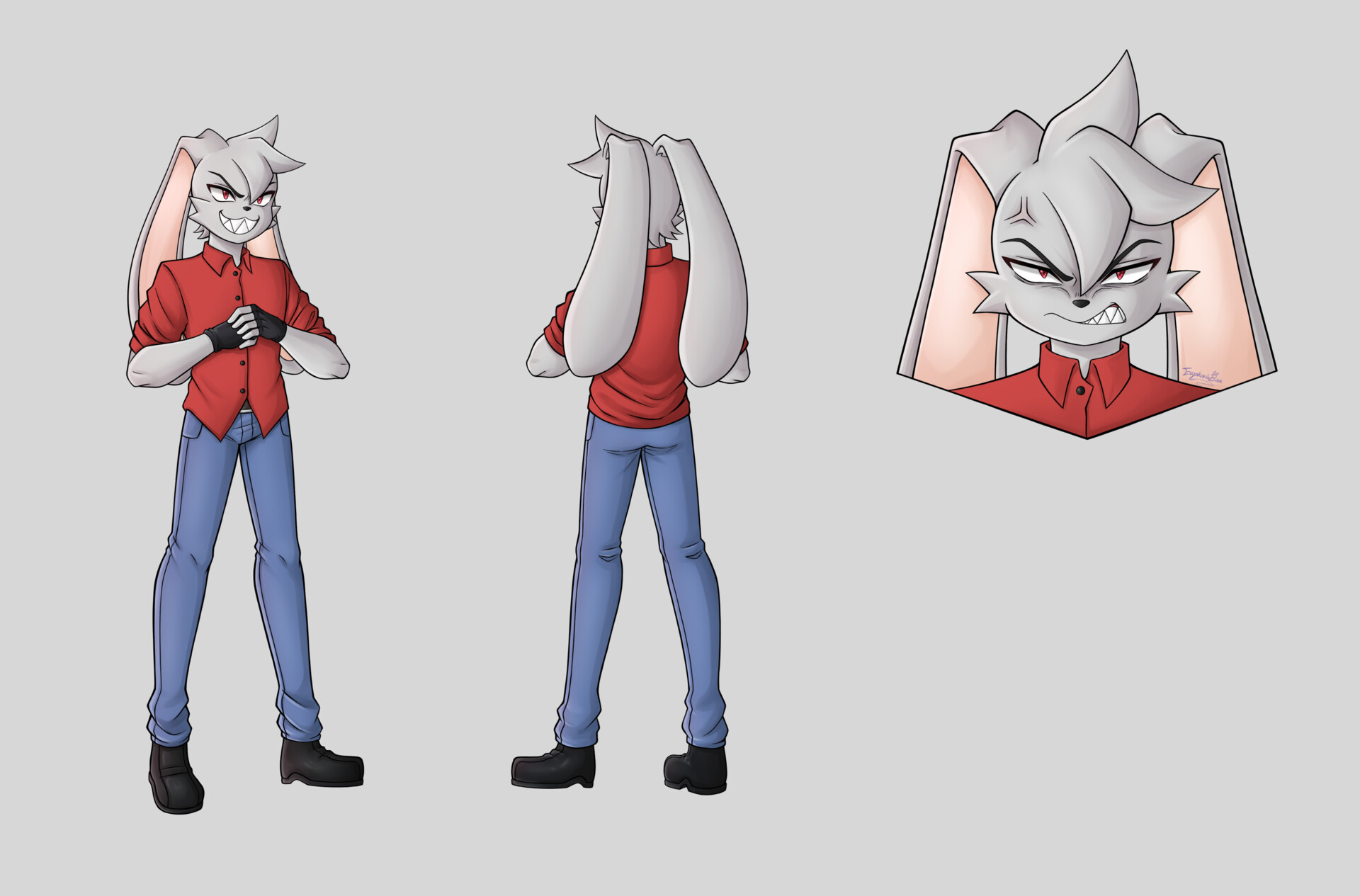 ArtStation - Character ref sheet 2 for @ Demo-The-PAN on Reddit!