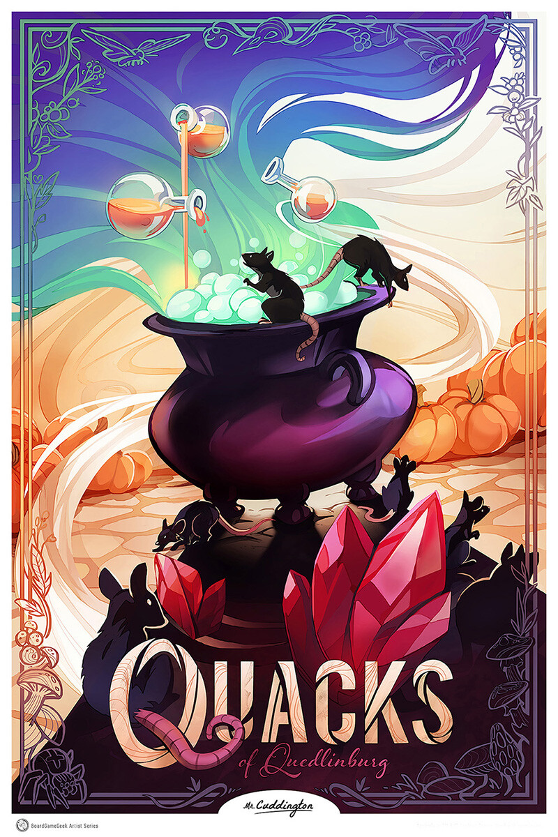 ArtStation - Quacks of Quedlingburg- BGG Art Print Series