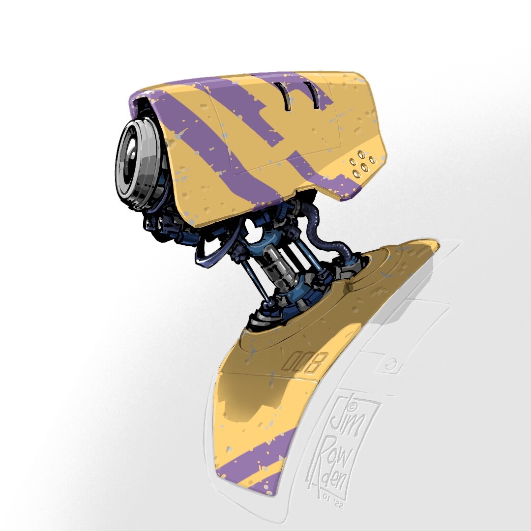 ArtStation - Robot Head 008