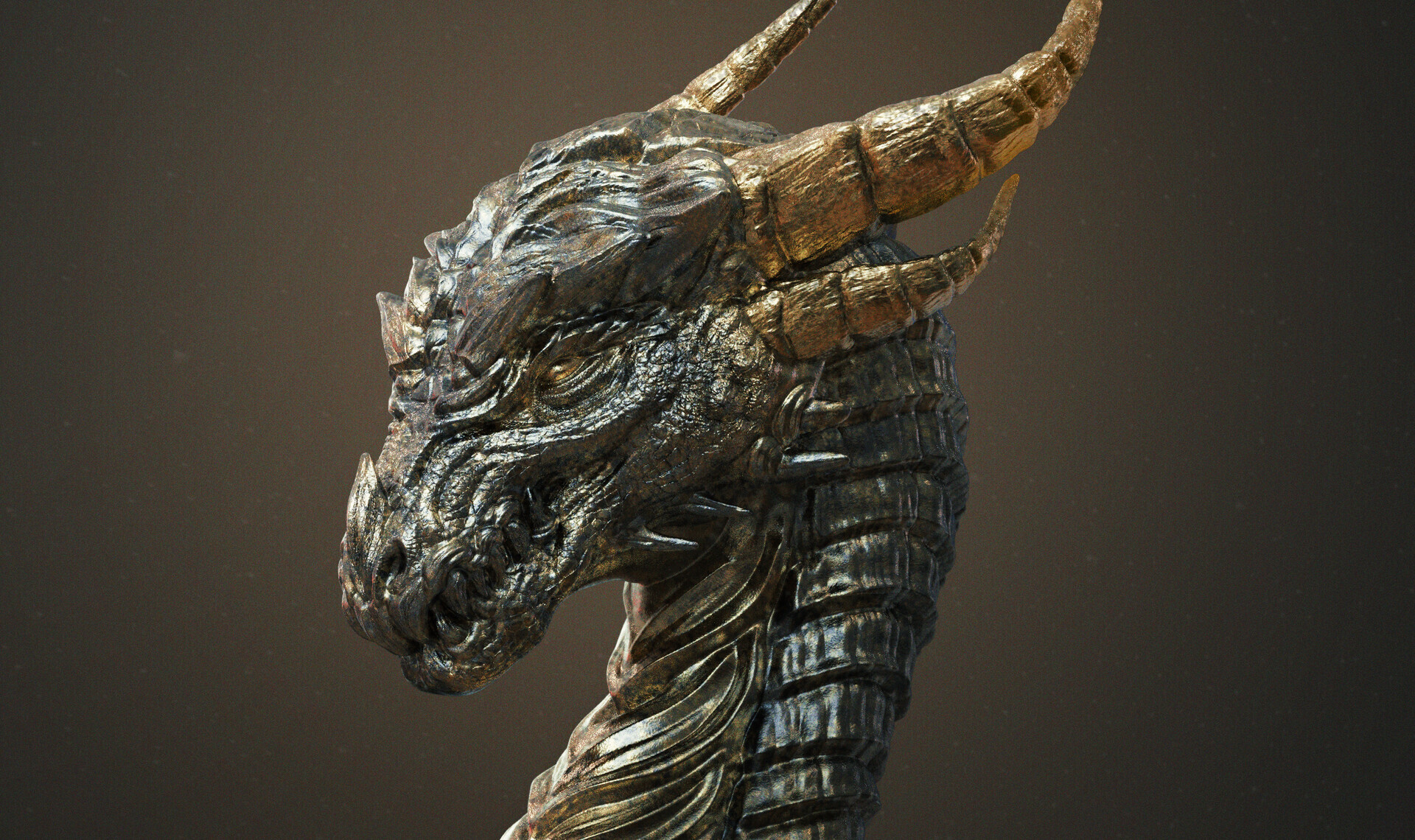 ArtStation - Dragon Head Concept