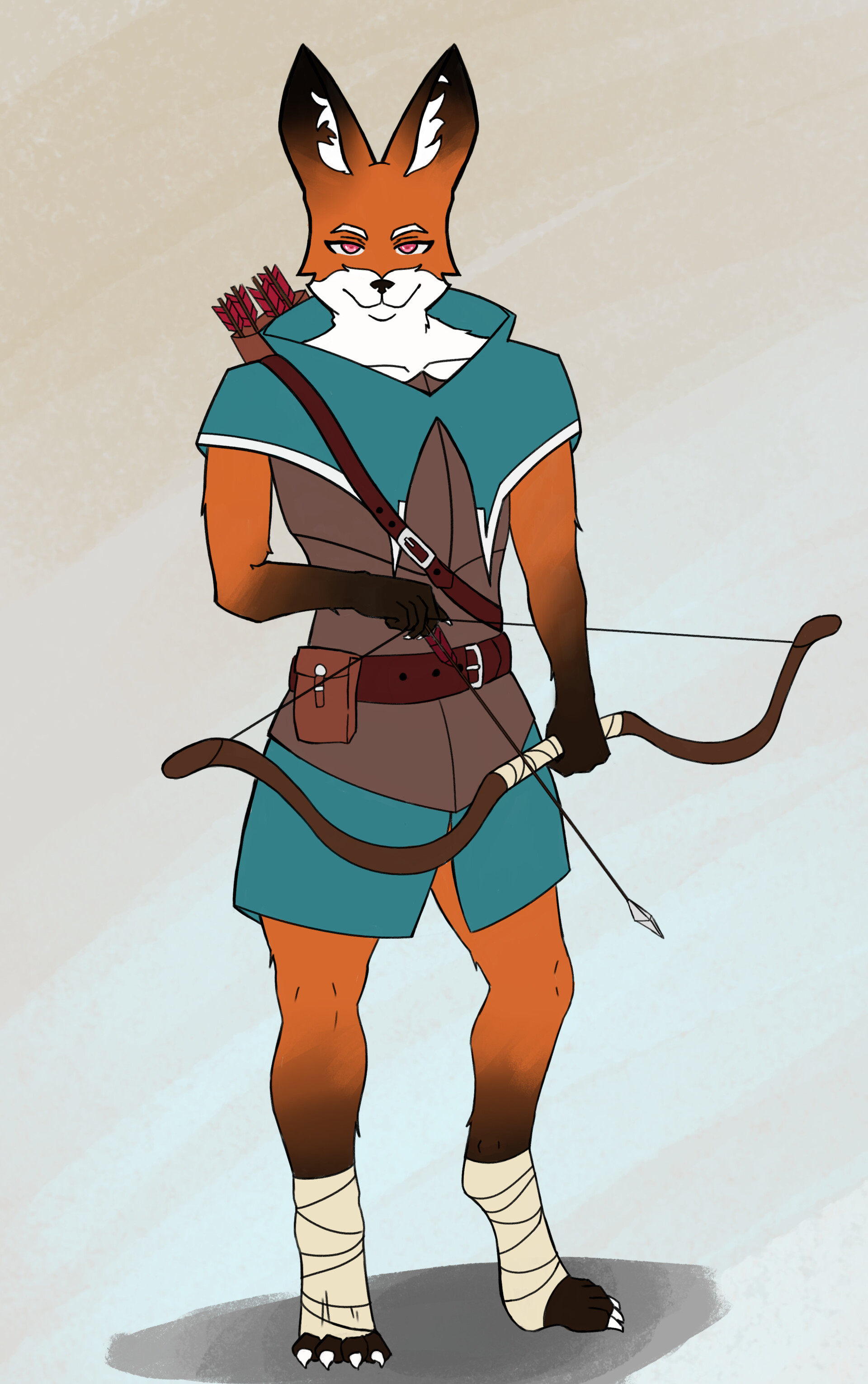 ArtStation - DnD fox tabaxi