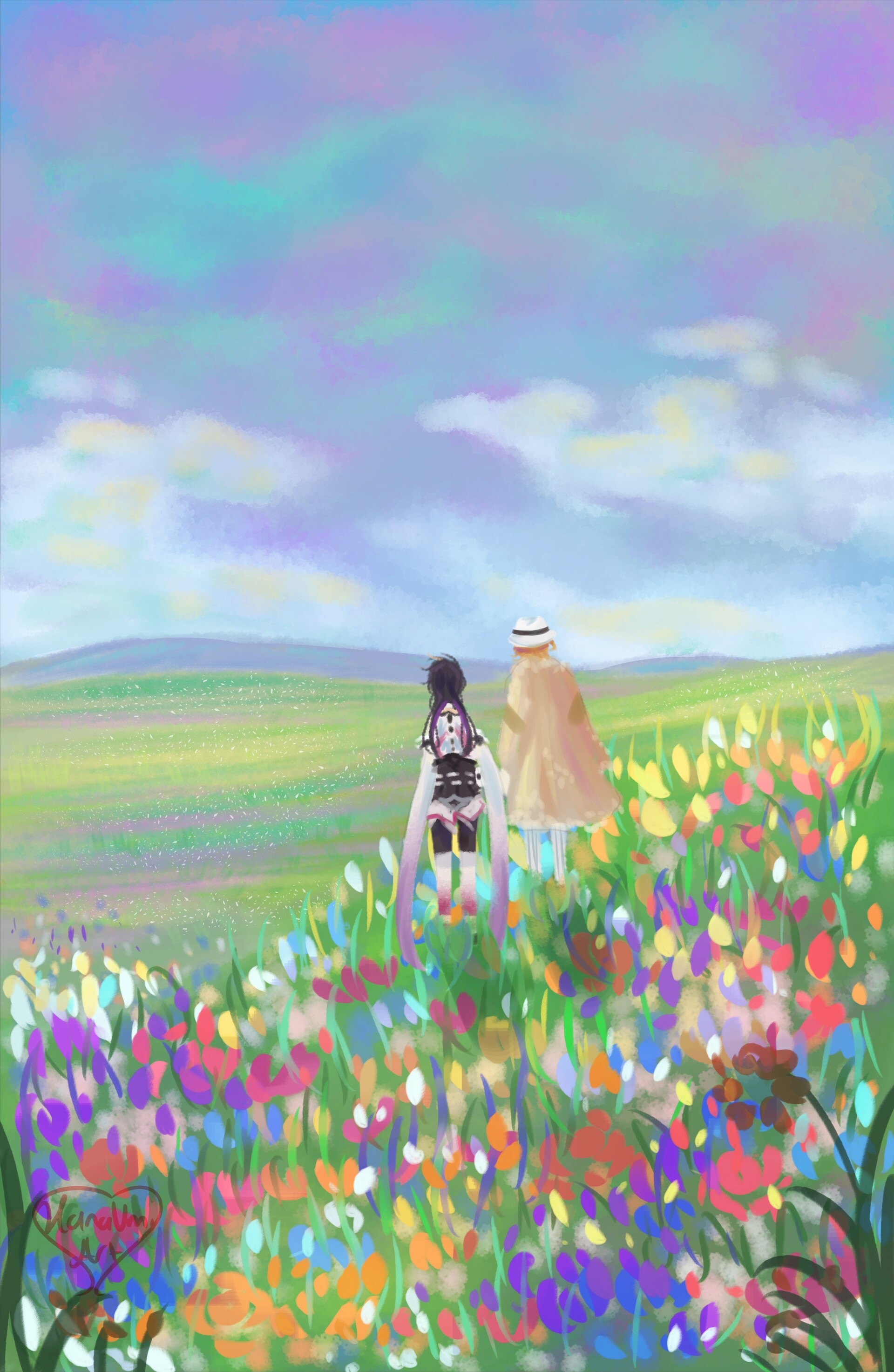 ArtStation - 💜 Shu and Luca 💛