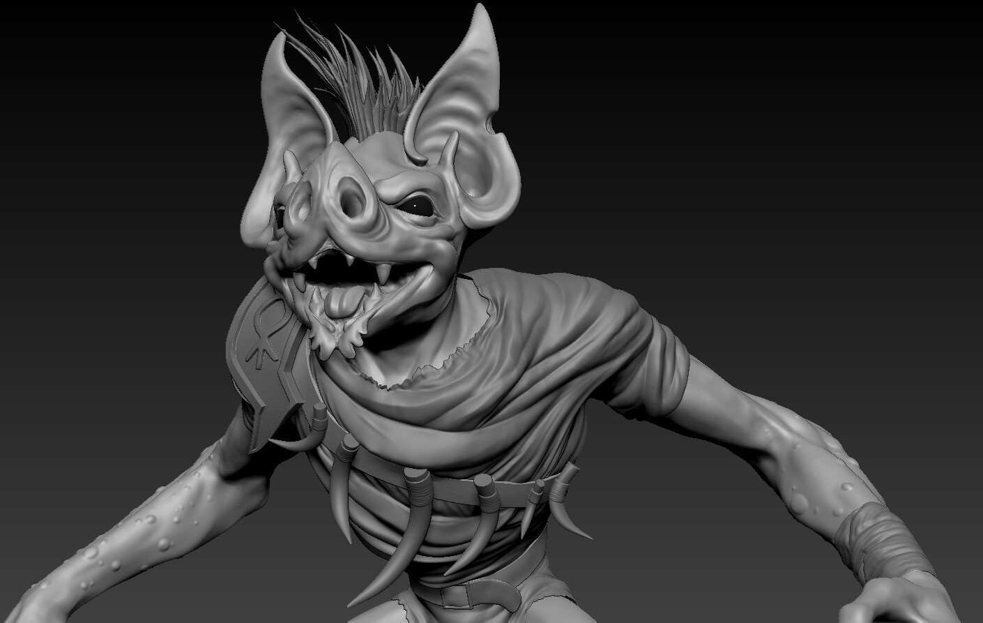 ArtStation - Bad goblin in Zbrush. Sculpting