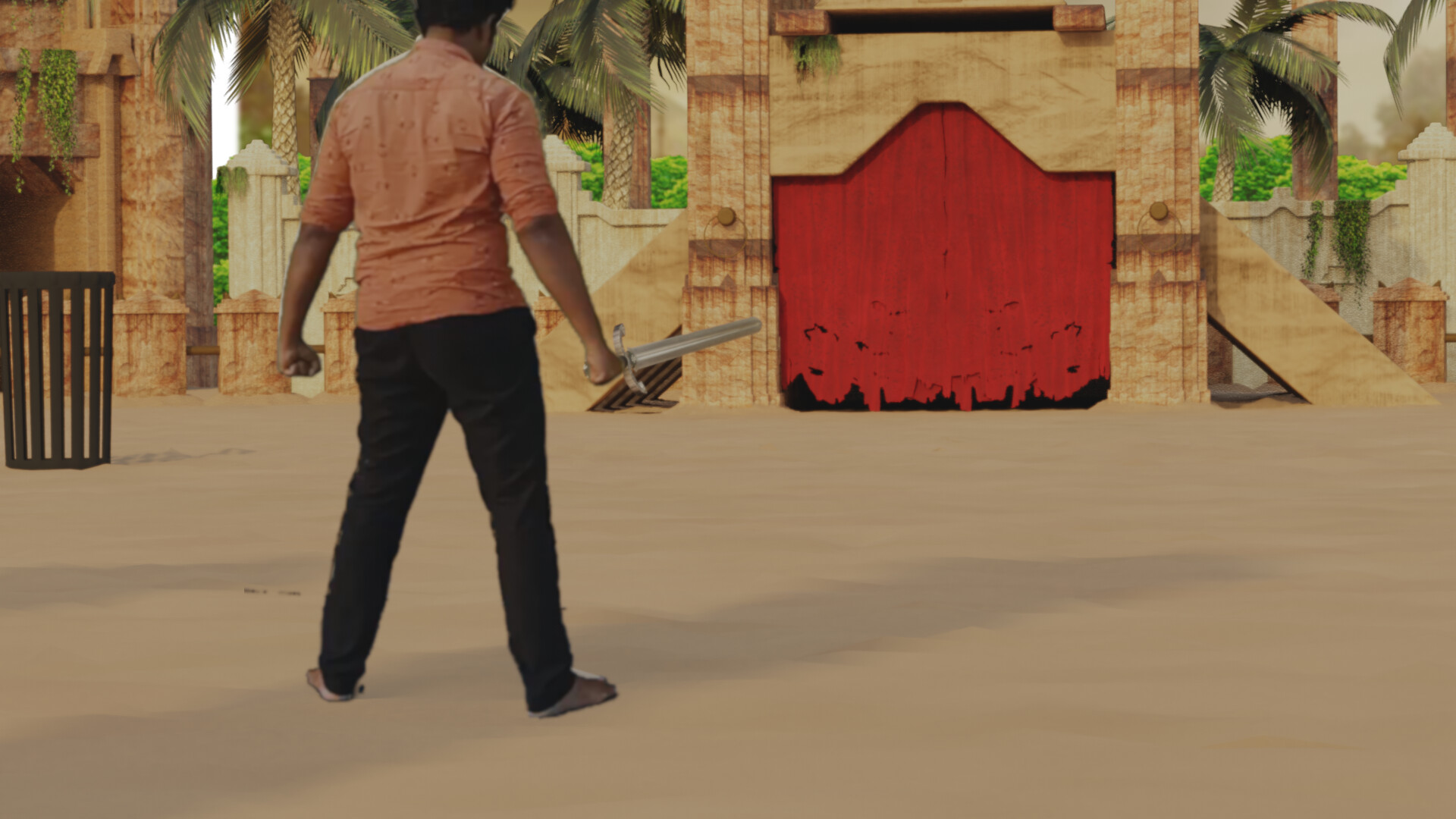 ArtStation - Bhahubali Bull fight scene