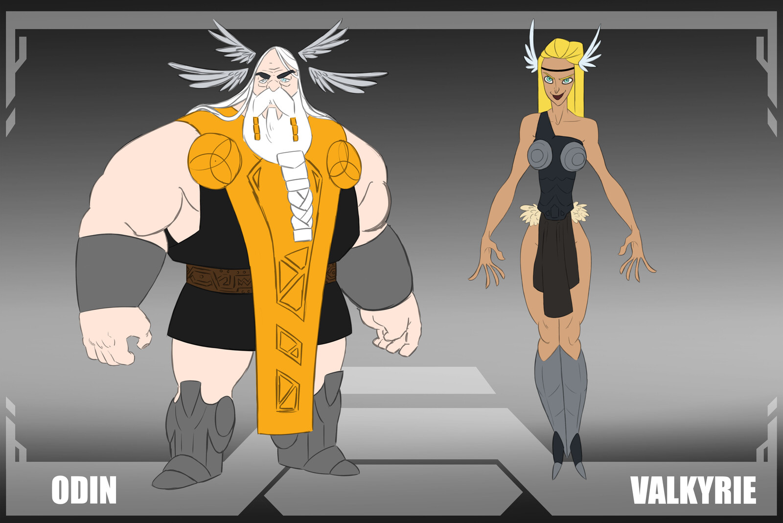 José de Jesús Romero - ODIN FATHER OF ALL AND THE BRAVE VALKYRIES