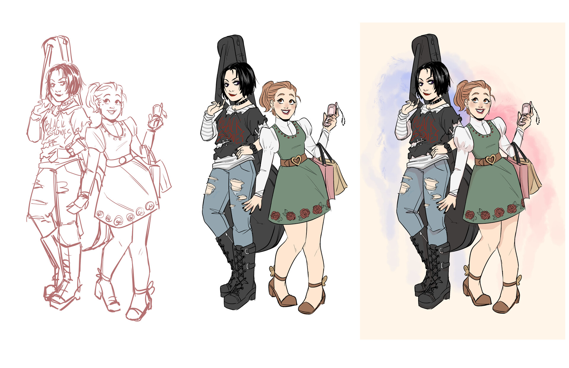 ArtStation - Hey Nana - Process