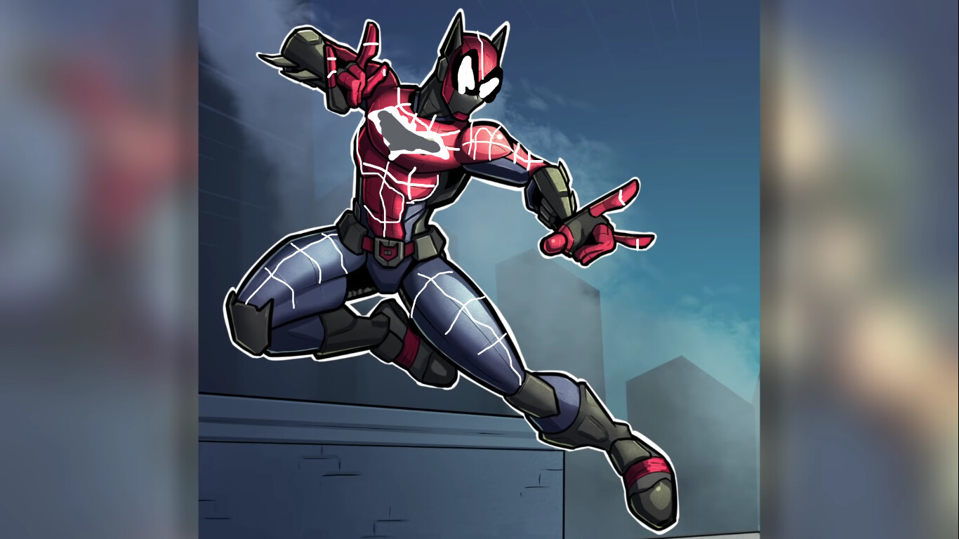 ArtStation - Spider-Bat(Andrew Garfield style)