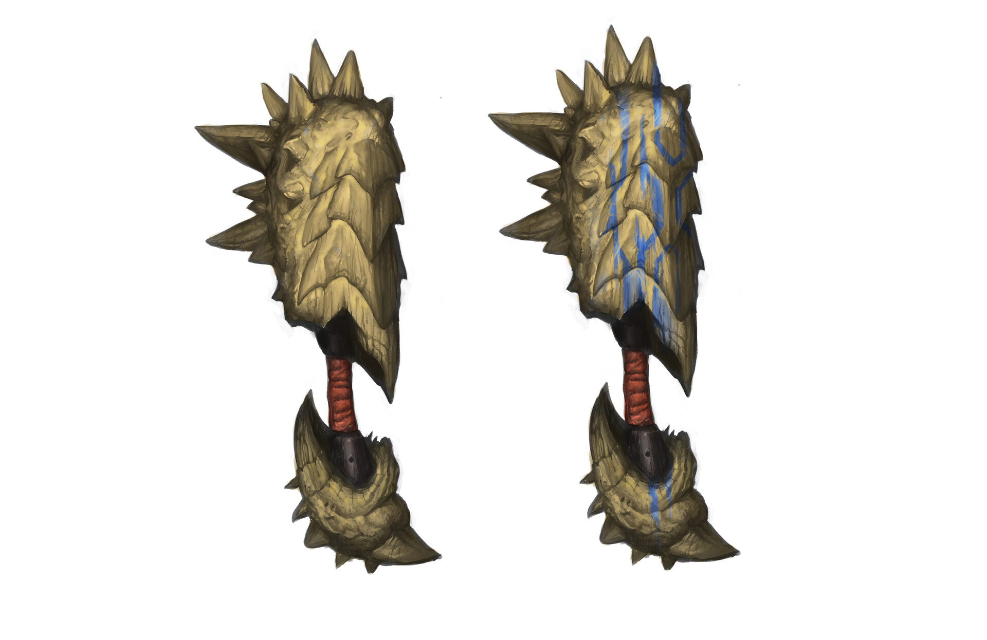 ArtStation - Bone Weapon studies vol1.