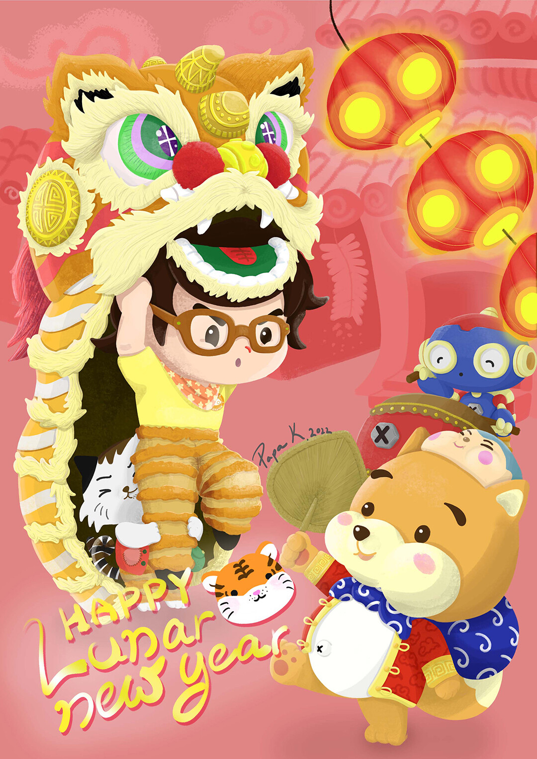 papa k - Happy Lunar New year!!🐯