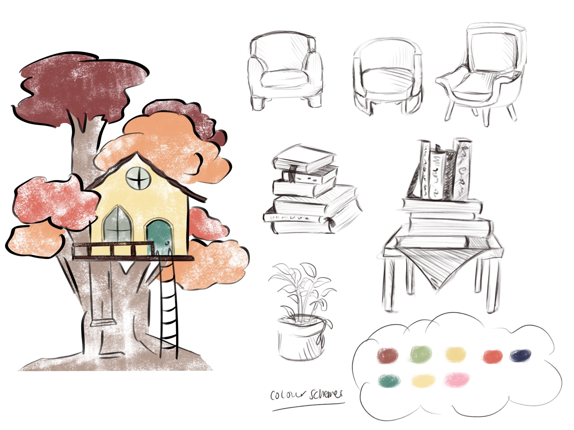 ArtStation - Development sketches for 3D model