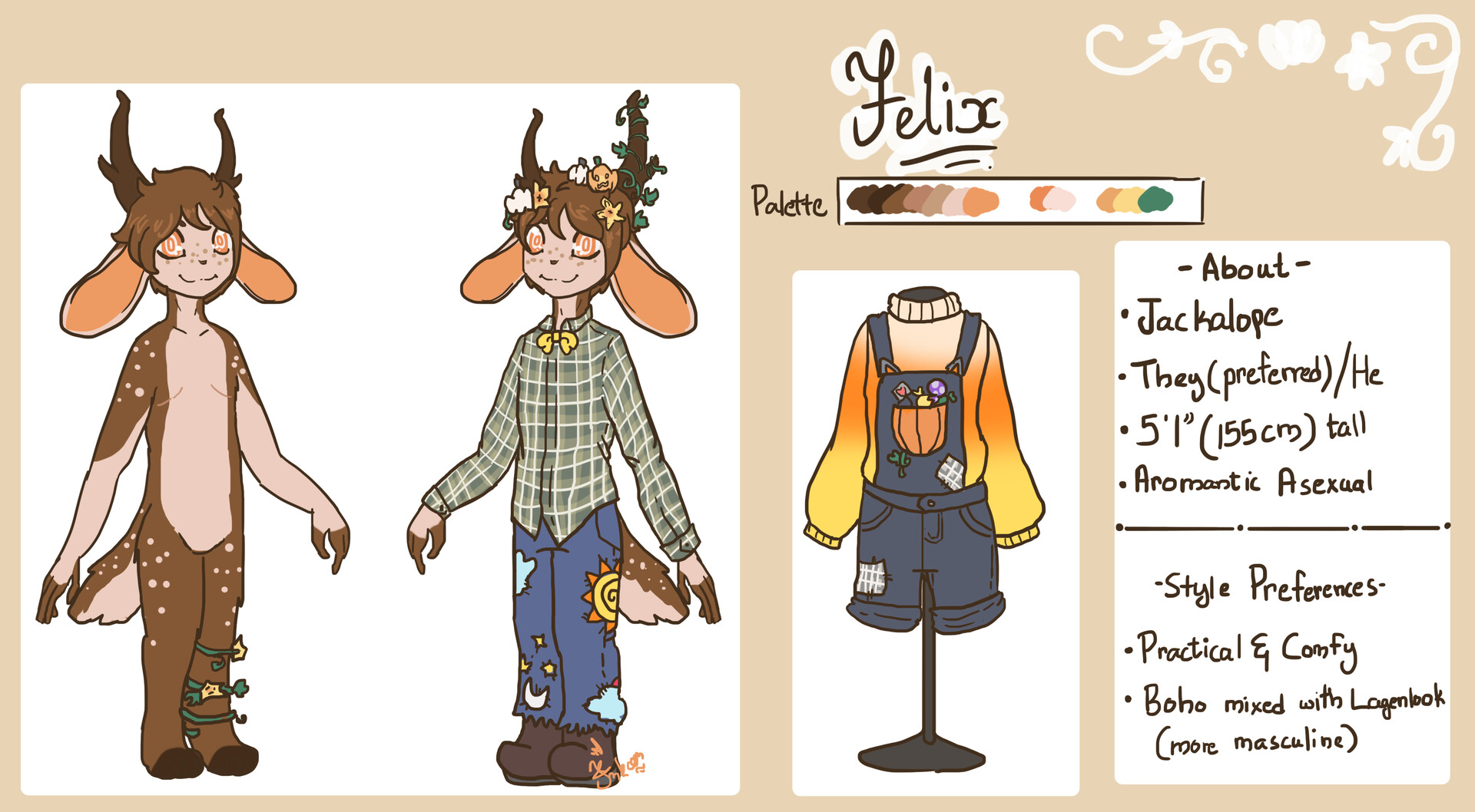 ArtStation - Reference Sheet Commission: Felix