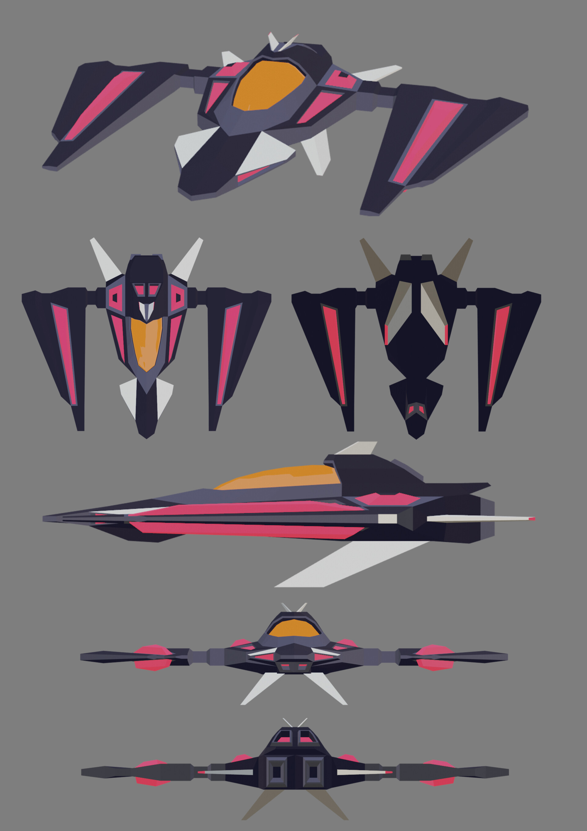 ArtStation - Spaceship Test Blender