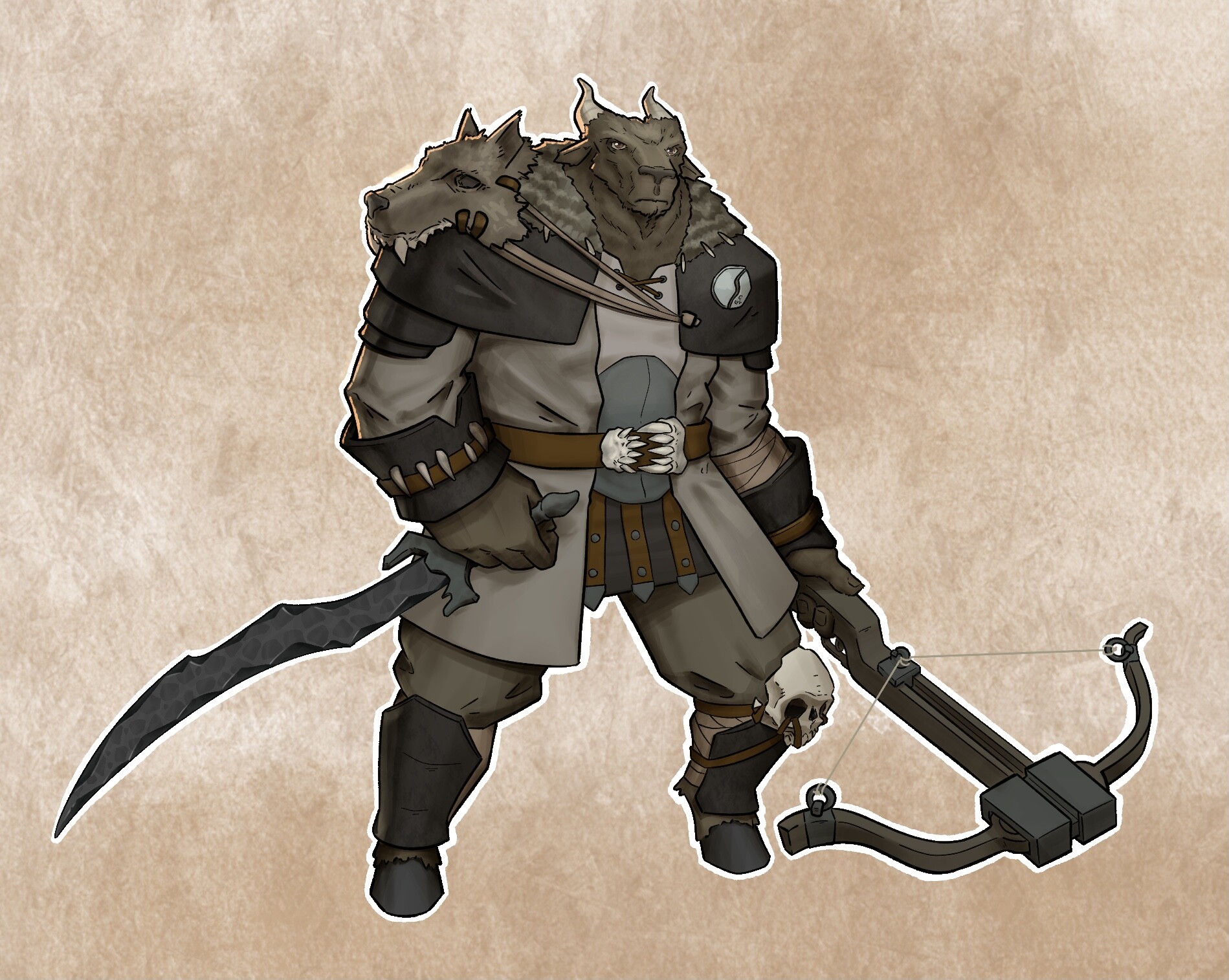 ArtStation - Minotaur Silverblood - Monster Hunter