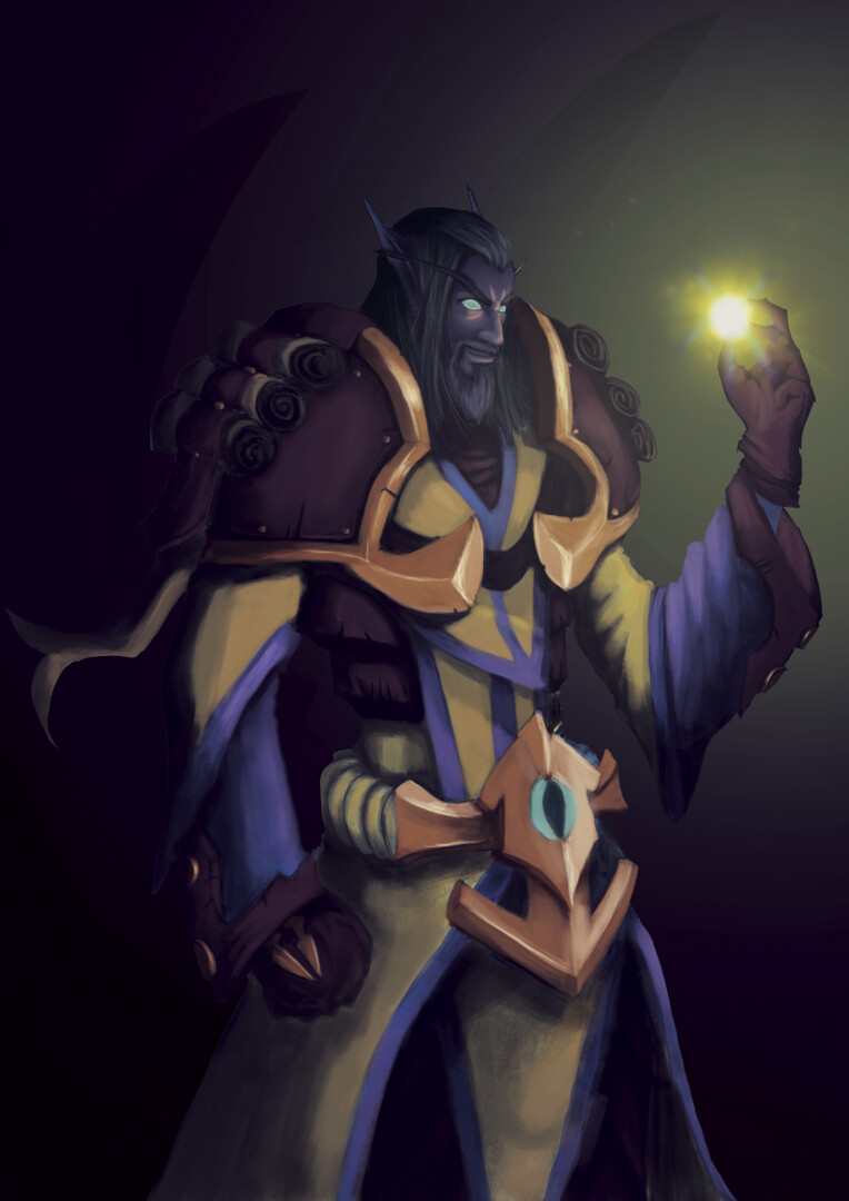 ArtStation - Elf Priest | Warcraft Comission