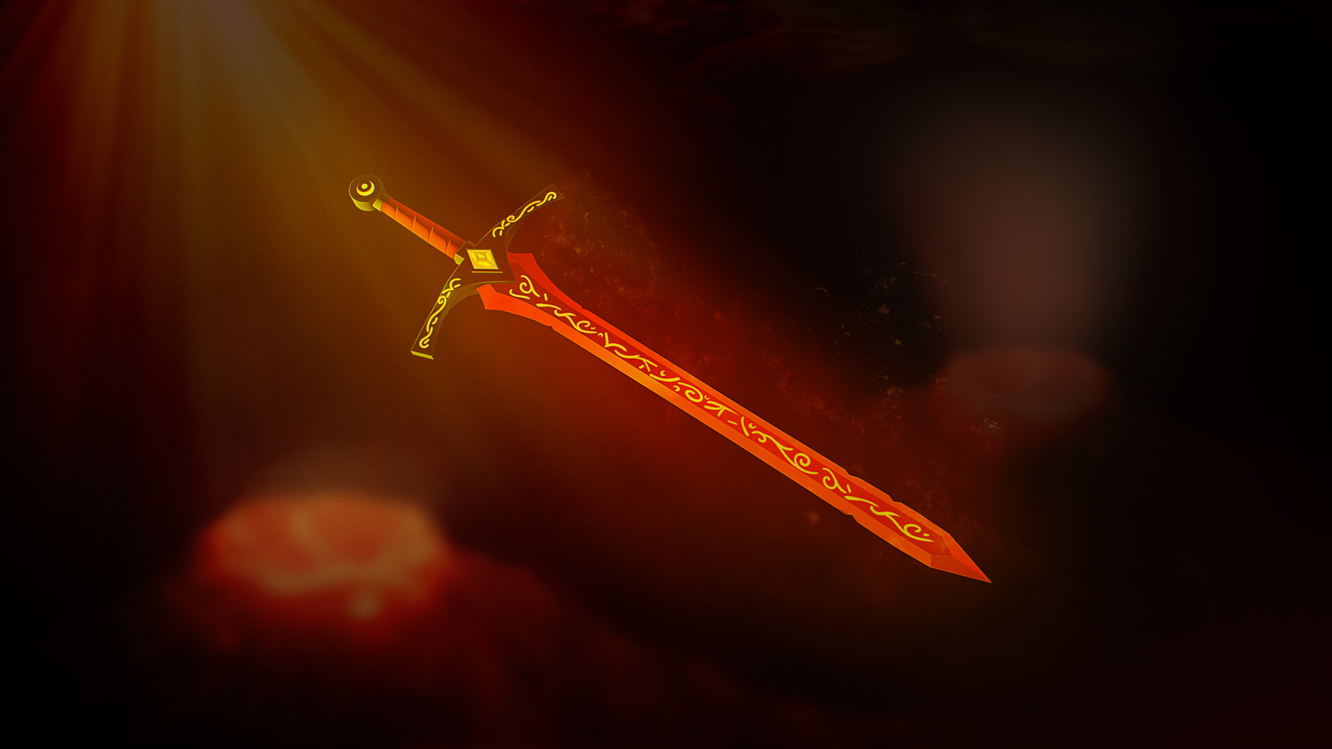 ArtStation - Fire sword