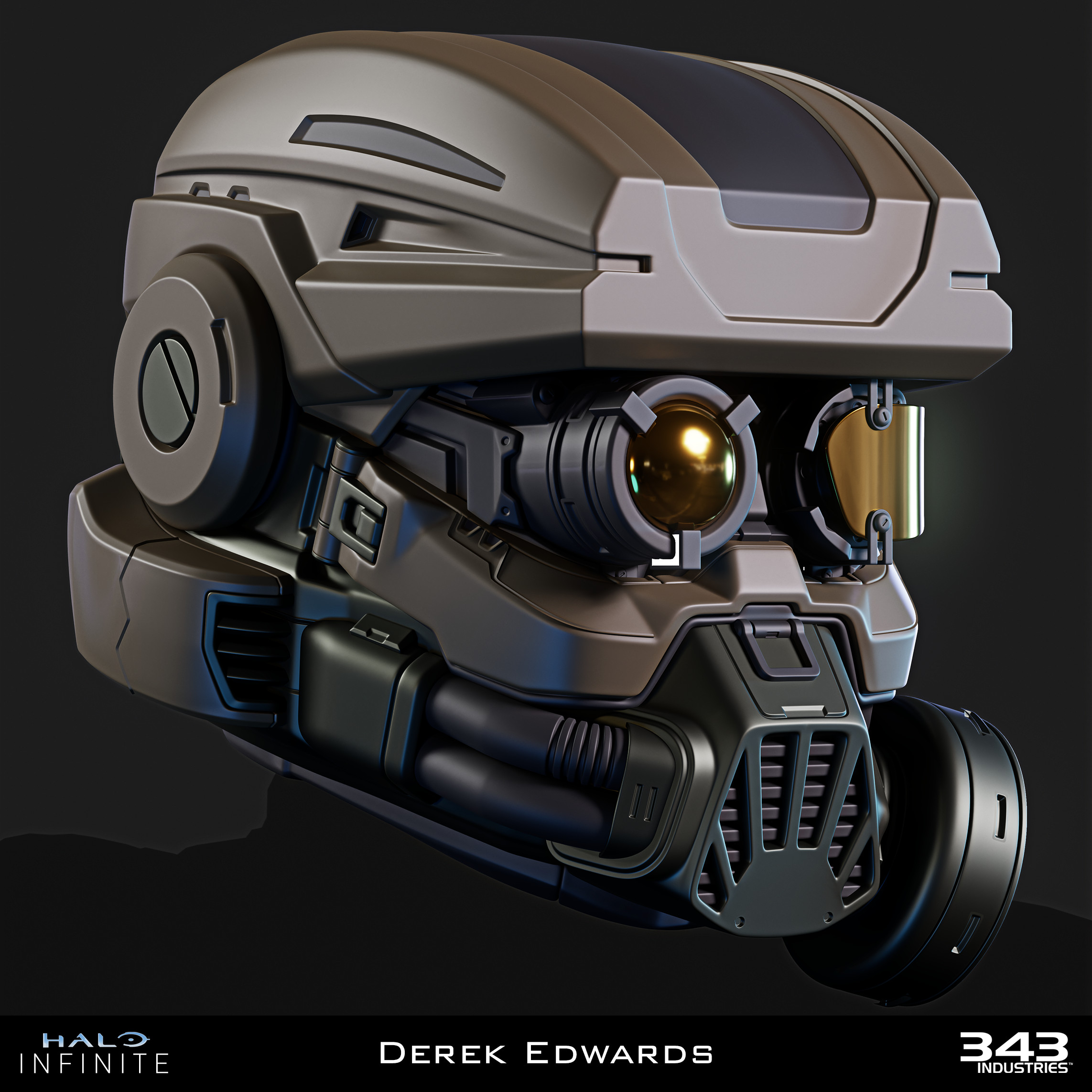 Derek Edwards Senior Artist - AKIS II - GRD Helmet - Season 2 Lone Wolves