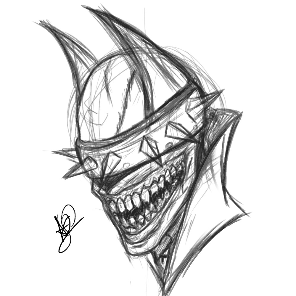 how to draw batman who laughs