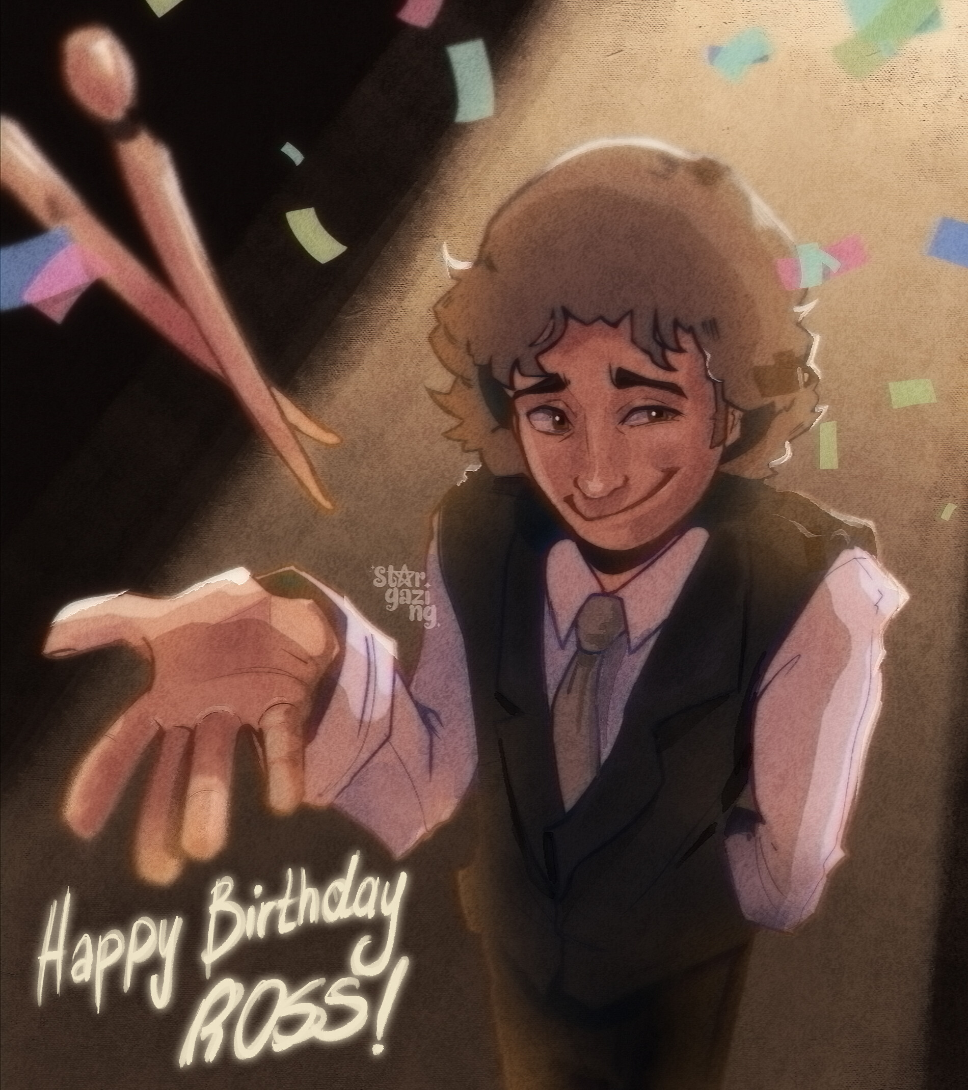 ArtStation - Ross Federman Birthday Illustration