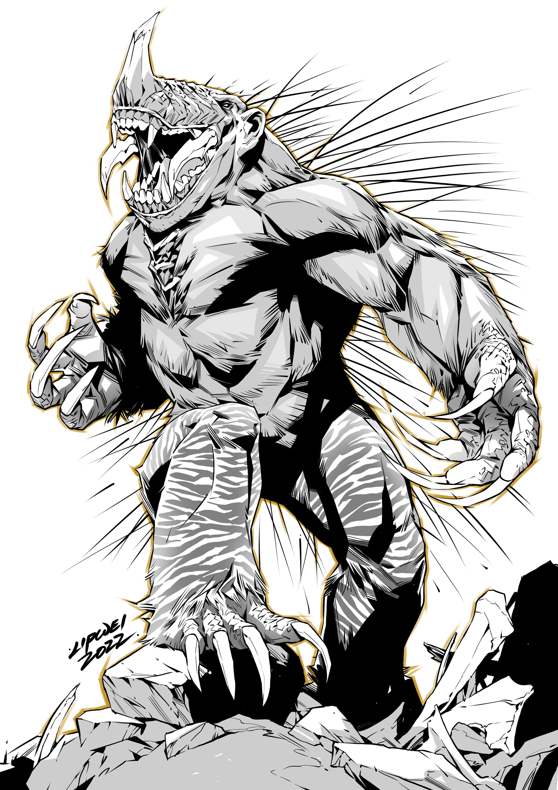 ArtStation - Comic Art Creature Design Commission