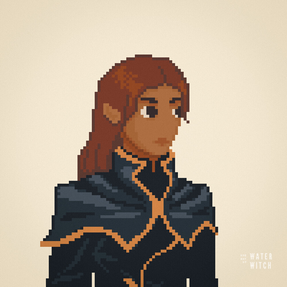 ArtStation - Pixel Battle Mage Anja