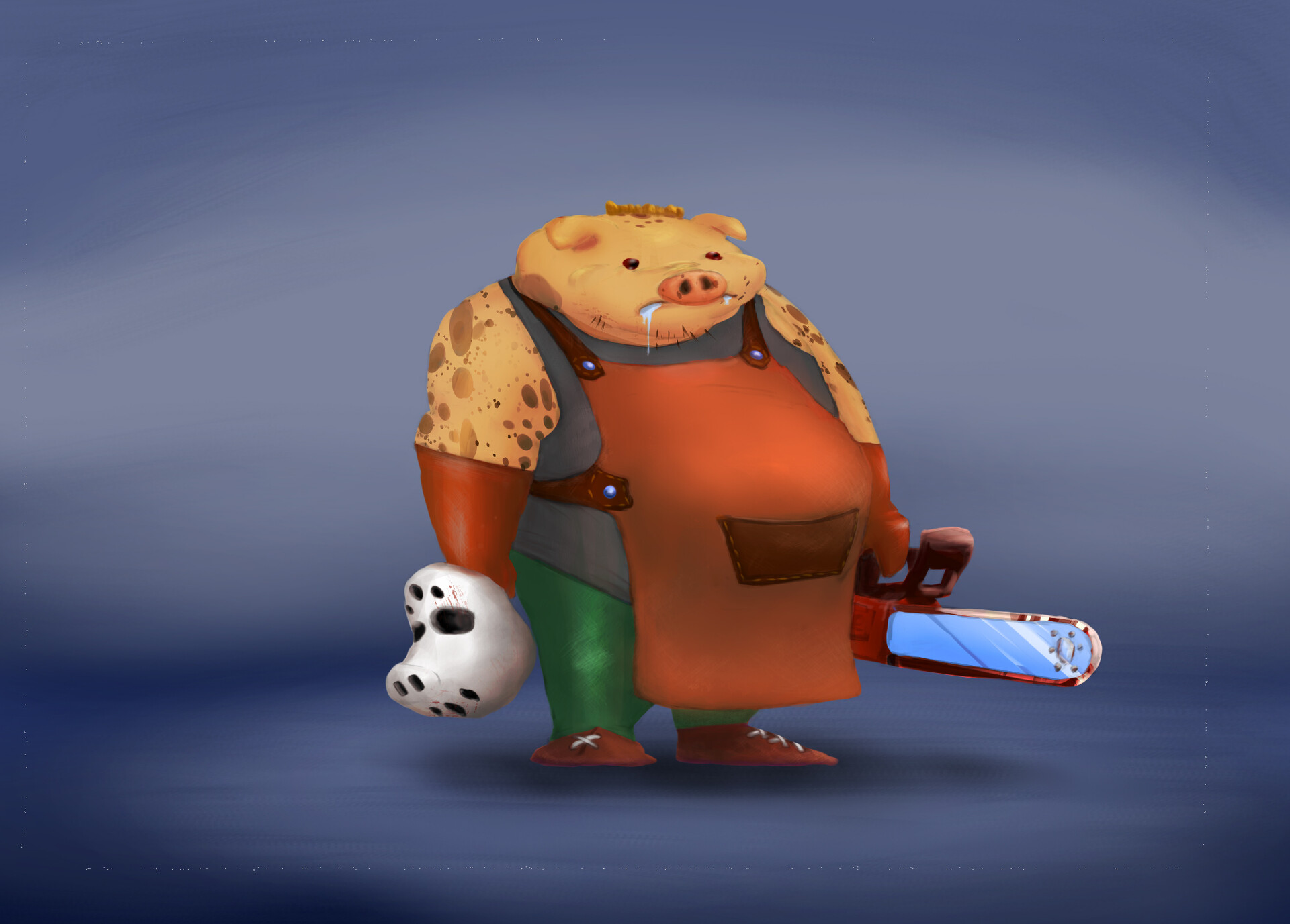 ArtStation - Pig chainsaw