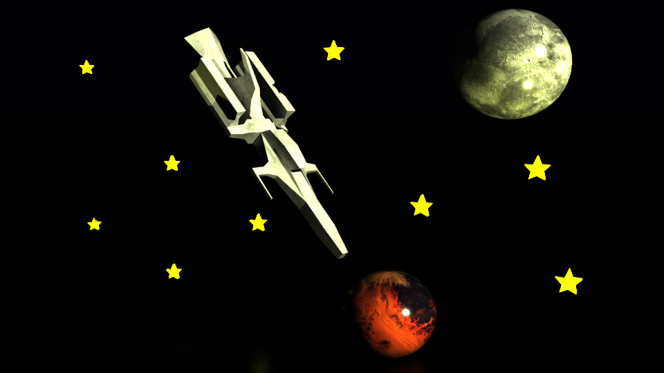 ArtStation - Sharp Spaceship