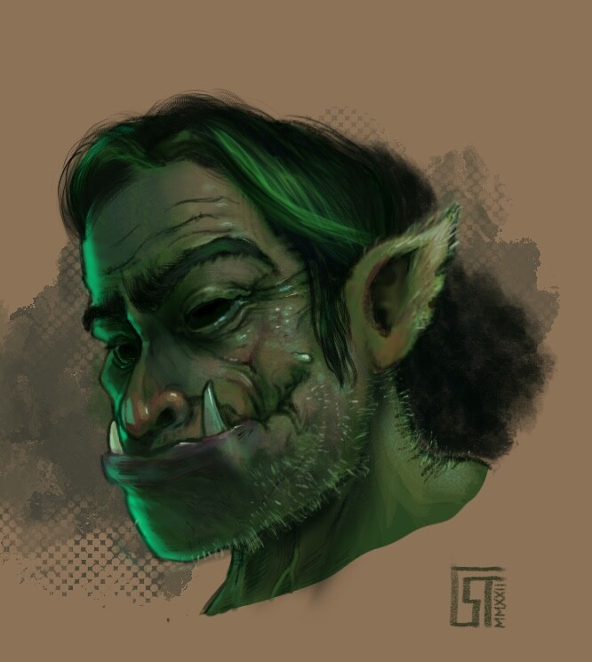 ArtStation - Ork Face Character Design