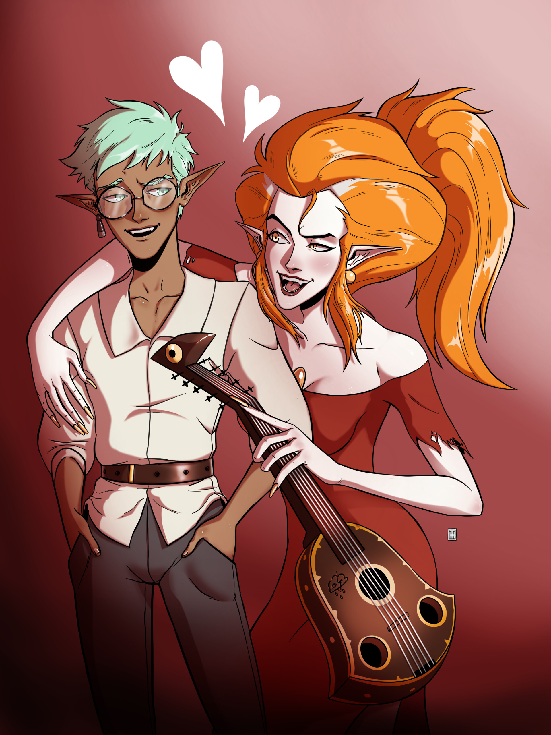 Artstation Old Melodies A Eda X Raine Fanart
