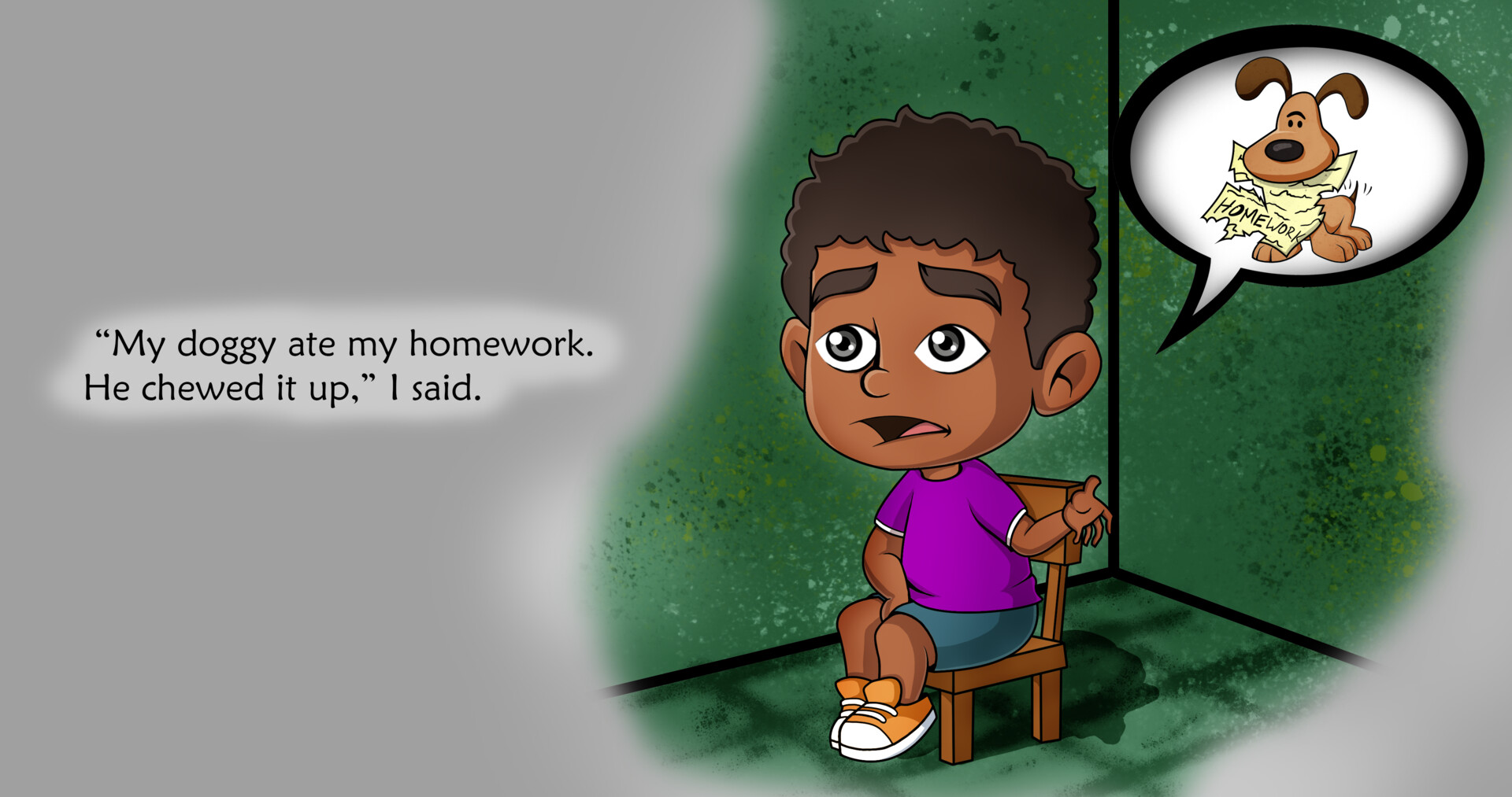 ArtStation - Dog ate my Homework