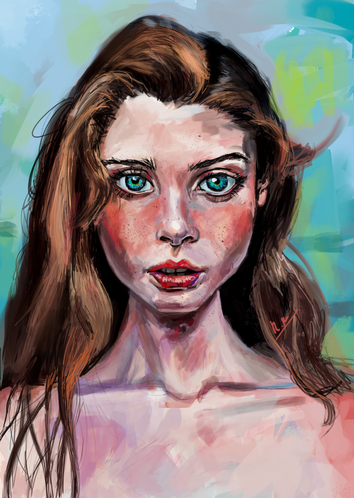 ArtStation - Woman portrait studio #5