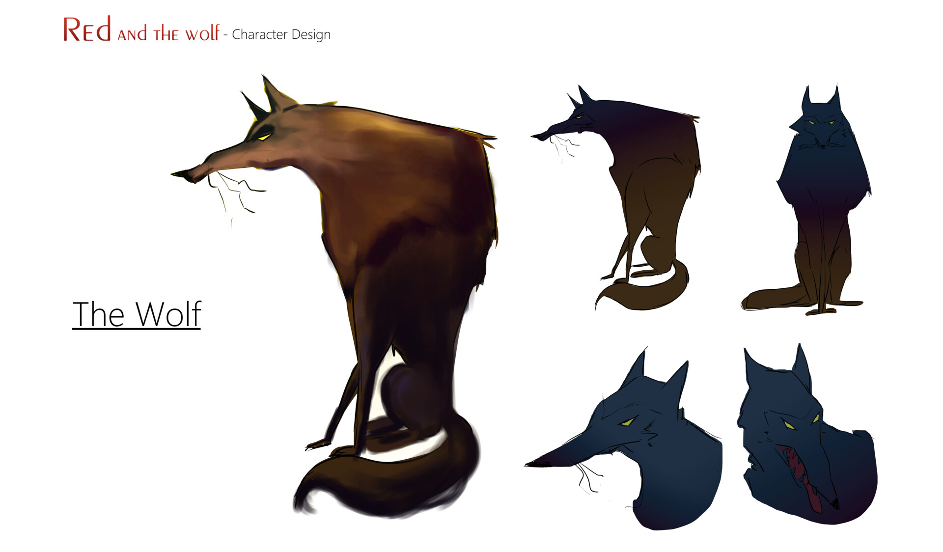 Wolf Character Designs