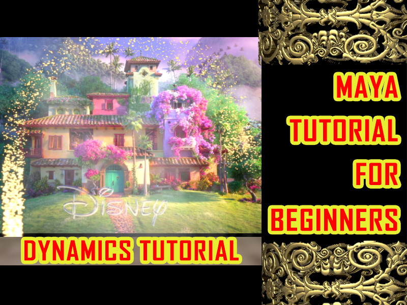 ArtStation - particle effect in maya | encanto vfx |maya dynamics ...