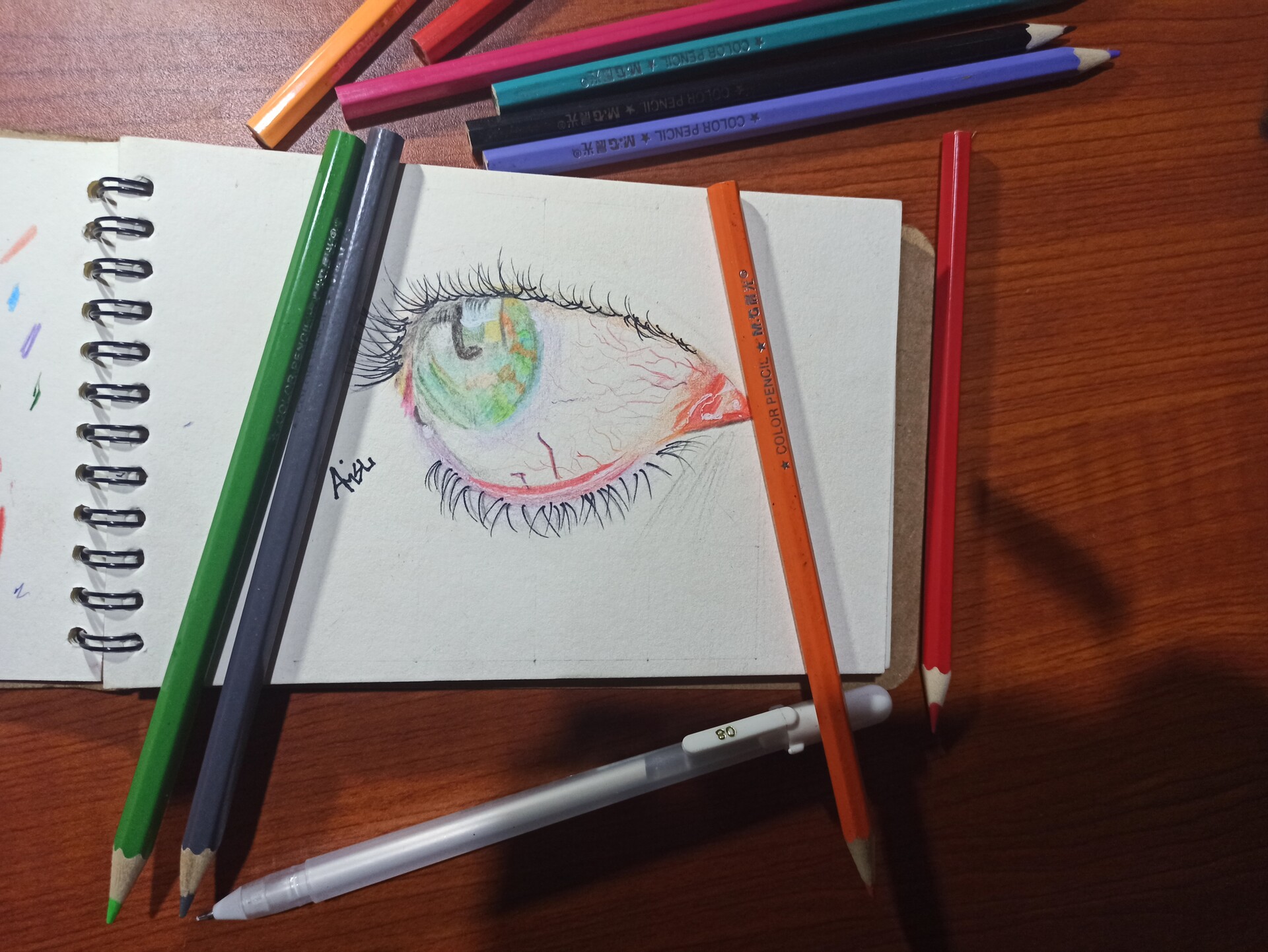 ArtStation - color pencil practice