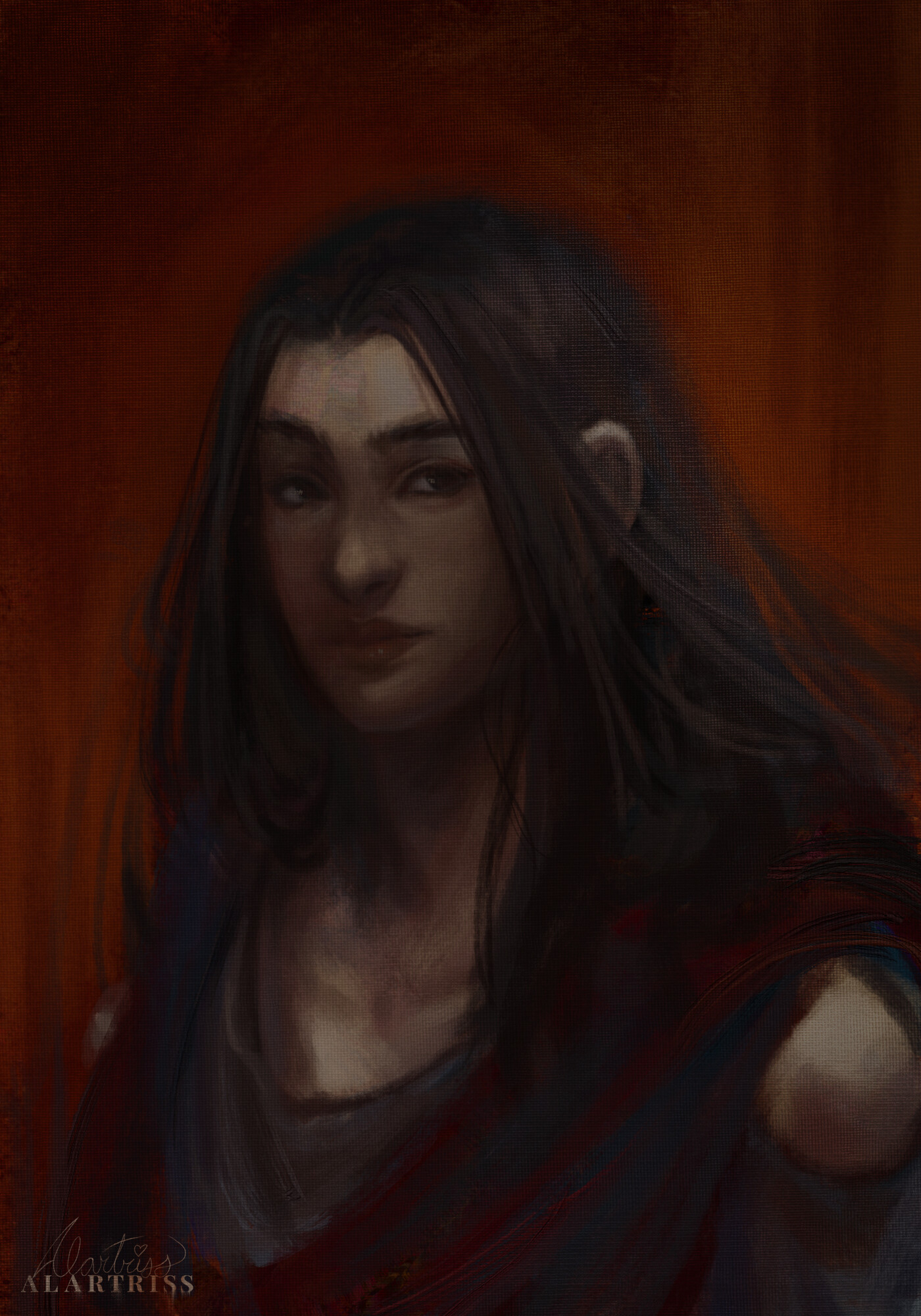 ArtStation - Red Lady