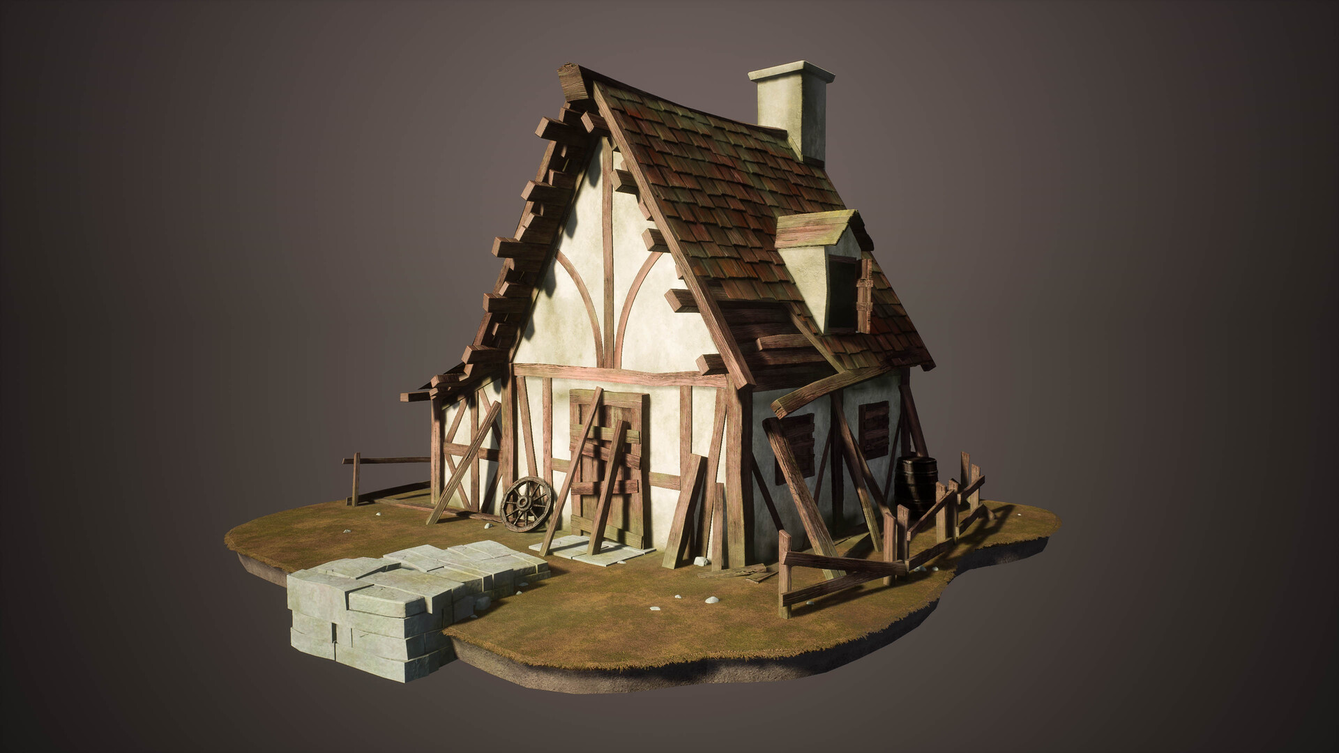 ArtStation - Old Cabin