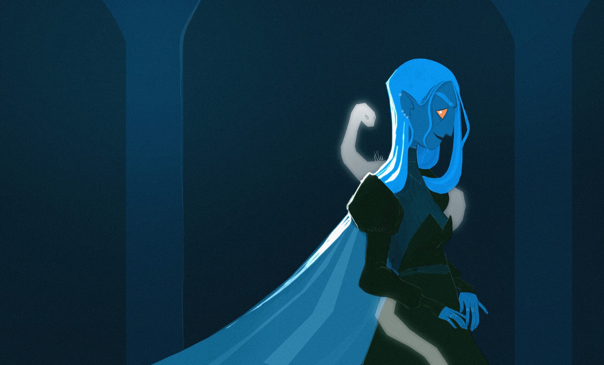 ArtStation - Blue Moon