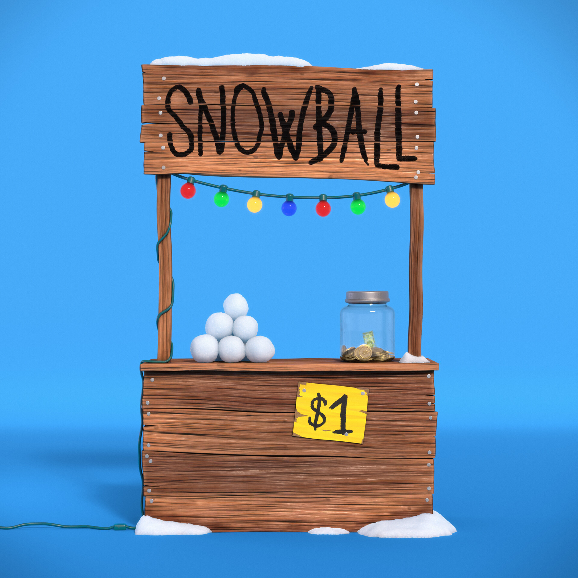 ArtStation - Snowballs Stand