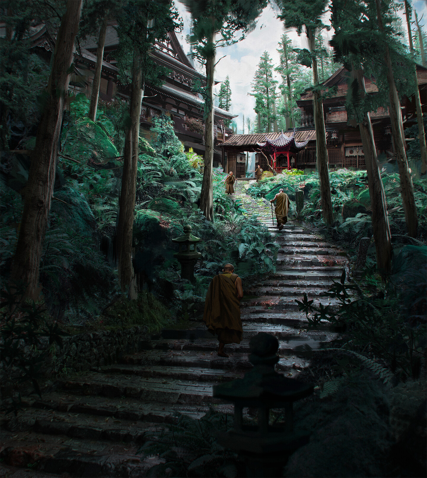 ArtStation - Temple Path