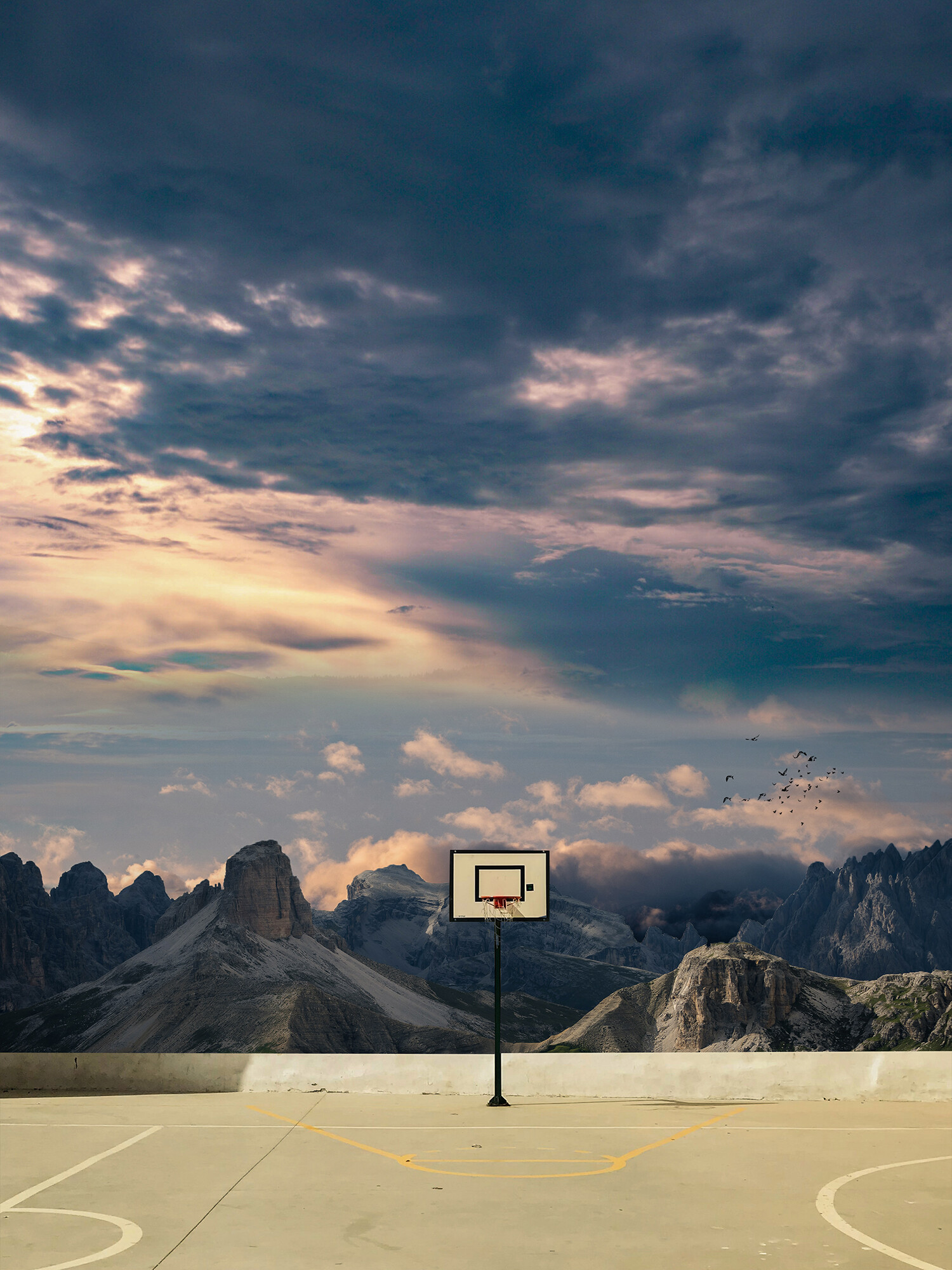 ArtStation - Mountain Basketball