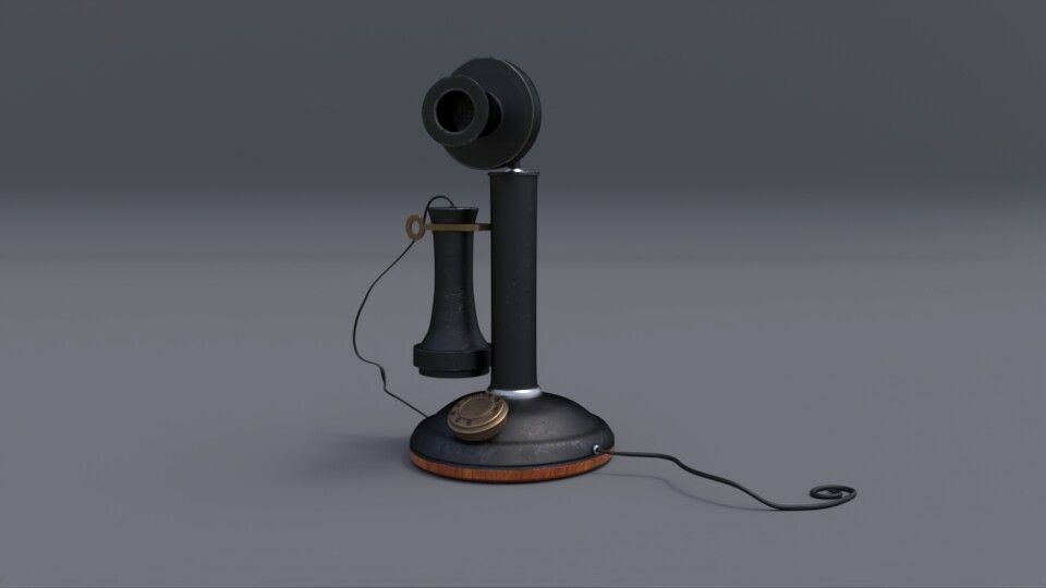ArtStation - Candle Stick phone