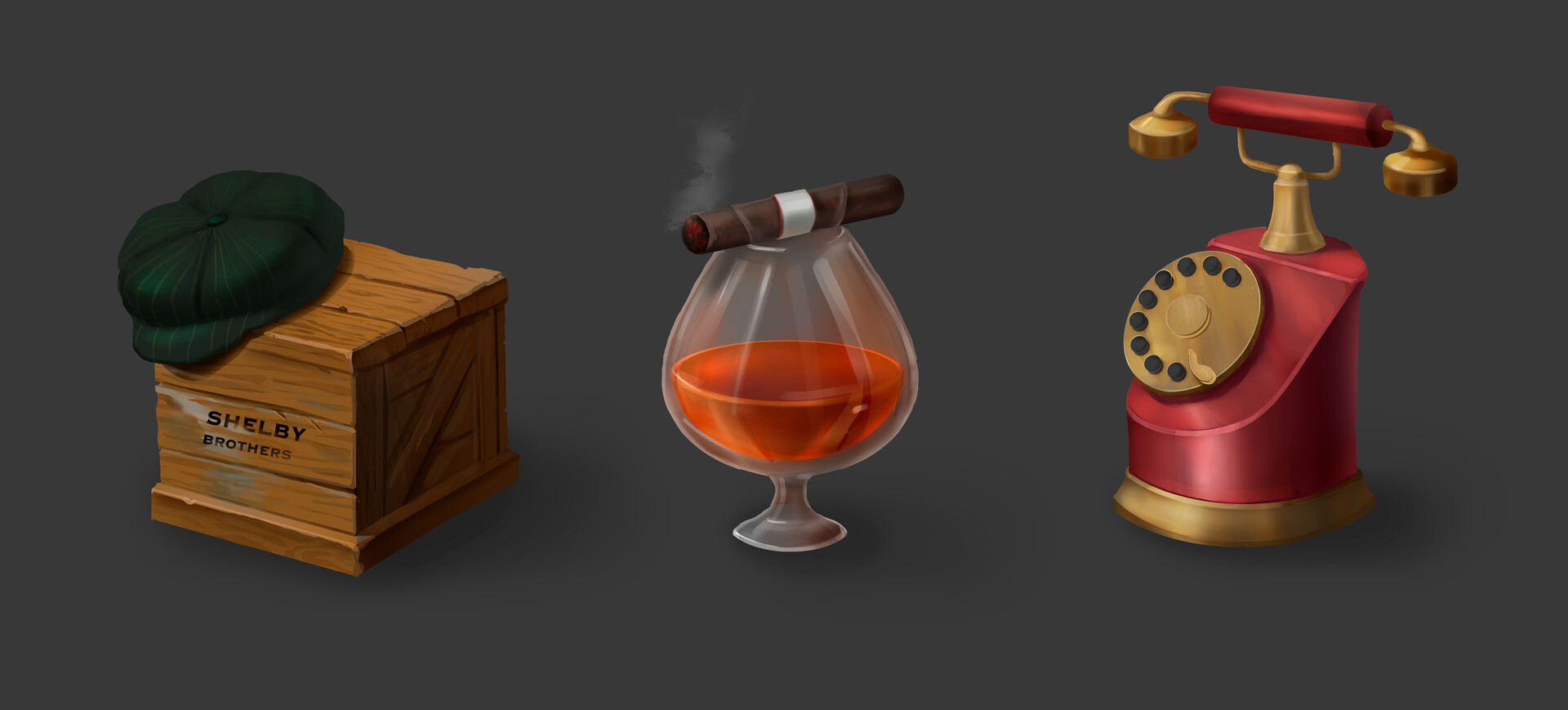 ArtStation - Peaky Blinders Props