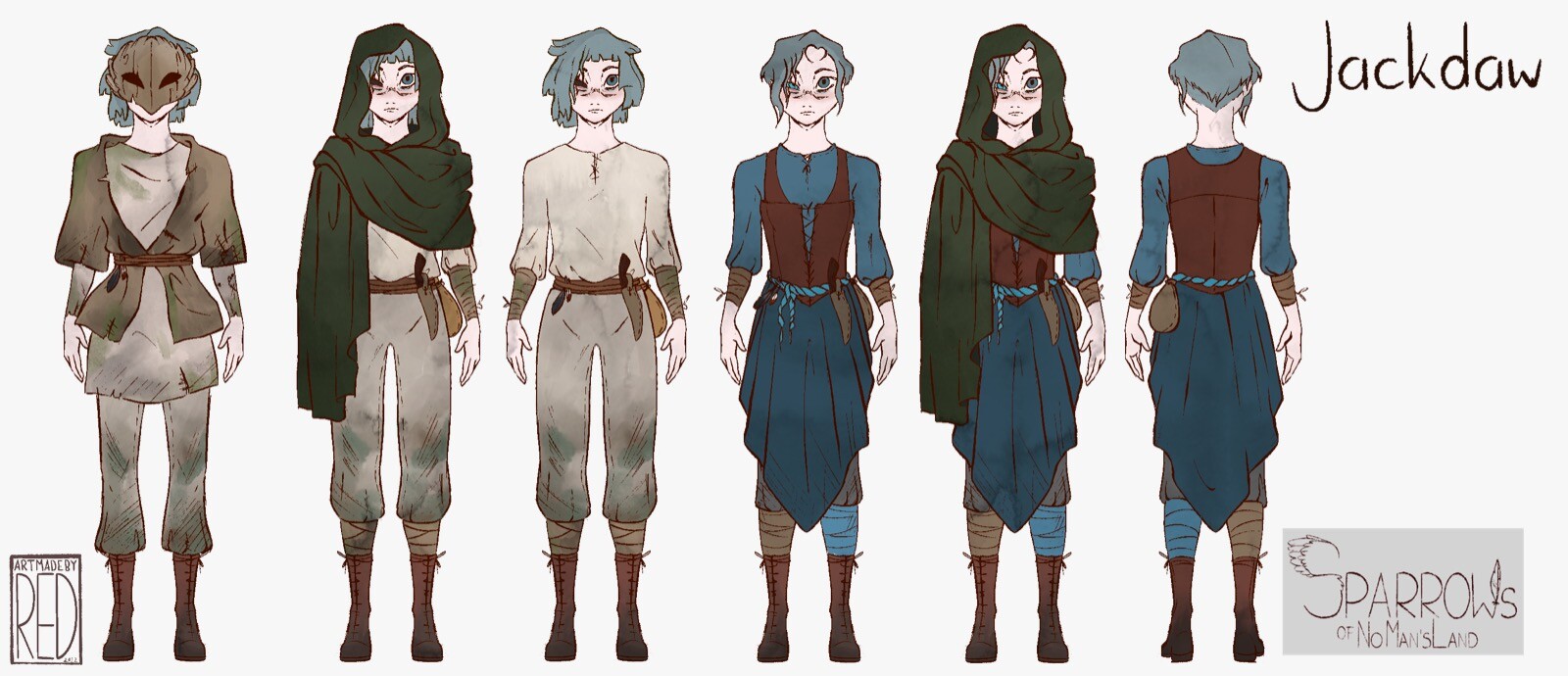 Jessica Apel - Jackdaw Character Sheet // Sparrows of NoMan'sLand
